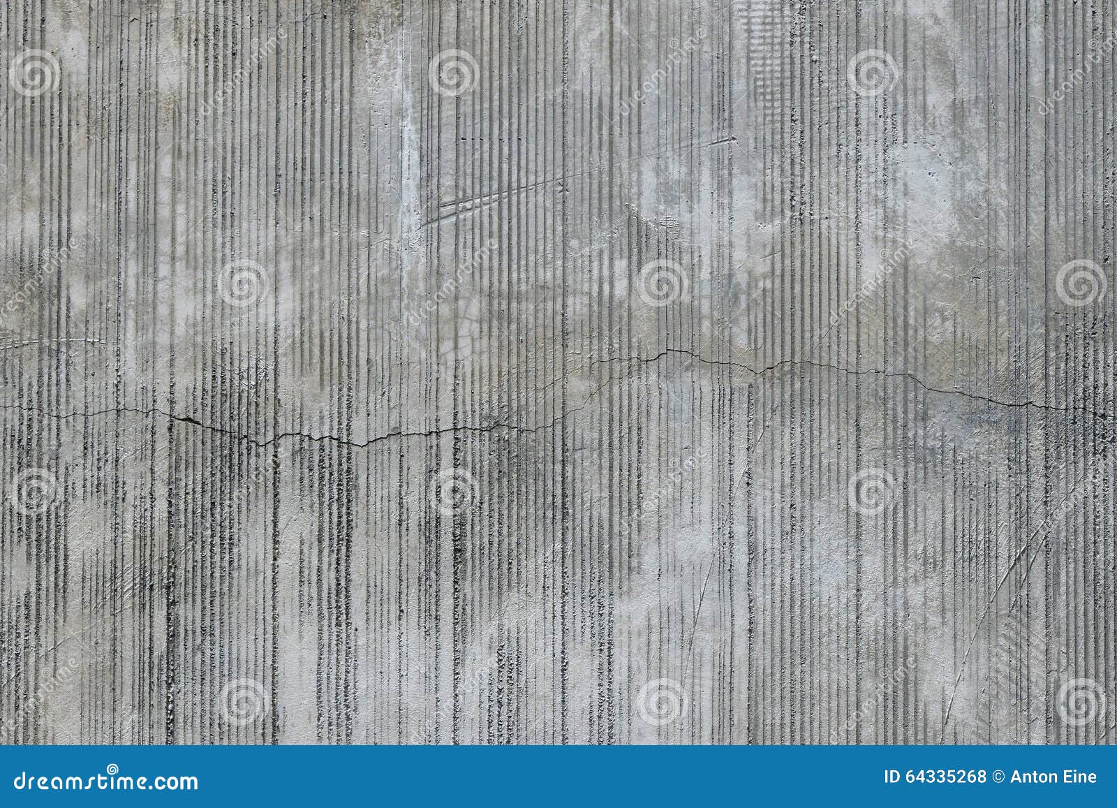 Concrete Wall with Traces from Rubbed Finish Processing Stock Photo ...