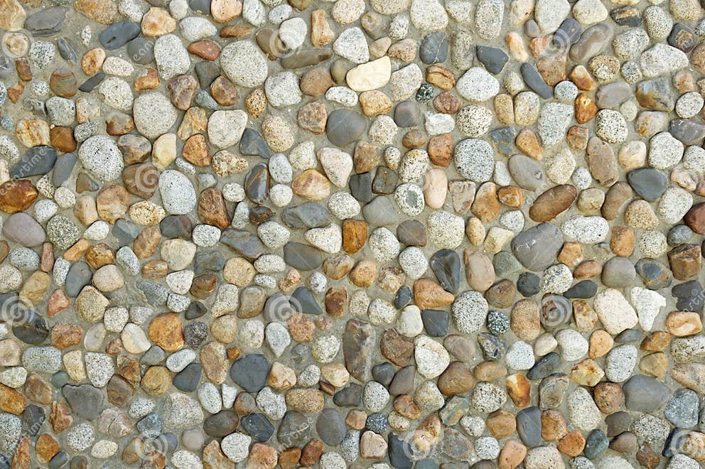 Washed Cobble Wall Background Stock Photo - Image of rocks, wall: 99720594