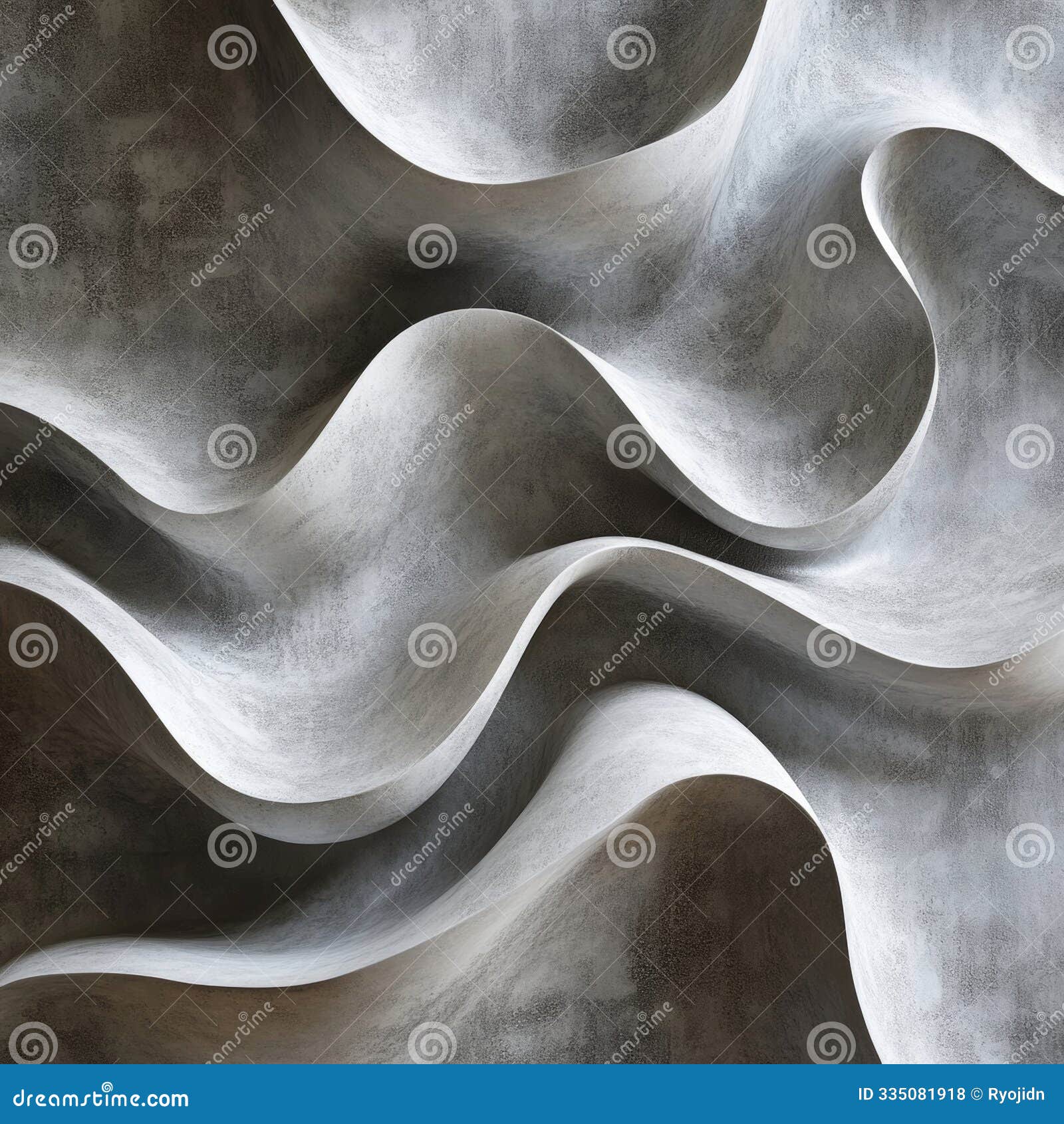 Concrete Waves stock illustration. Illustration of geometric - 335081918