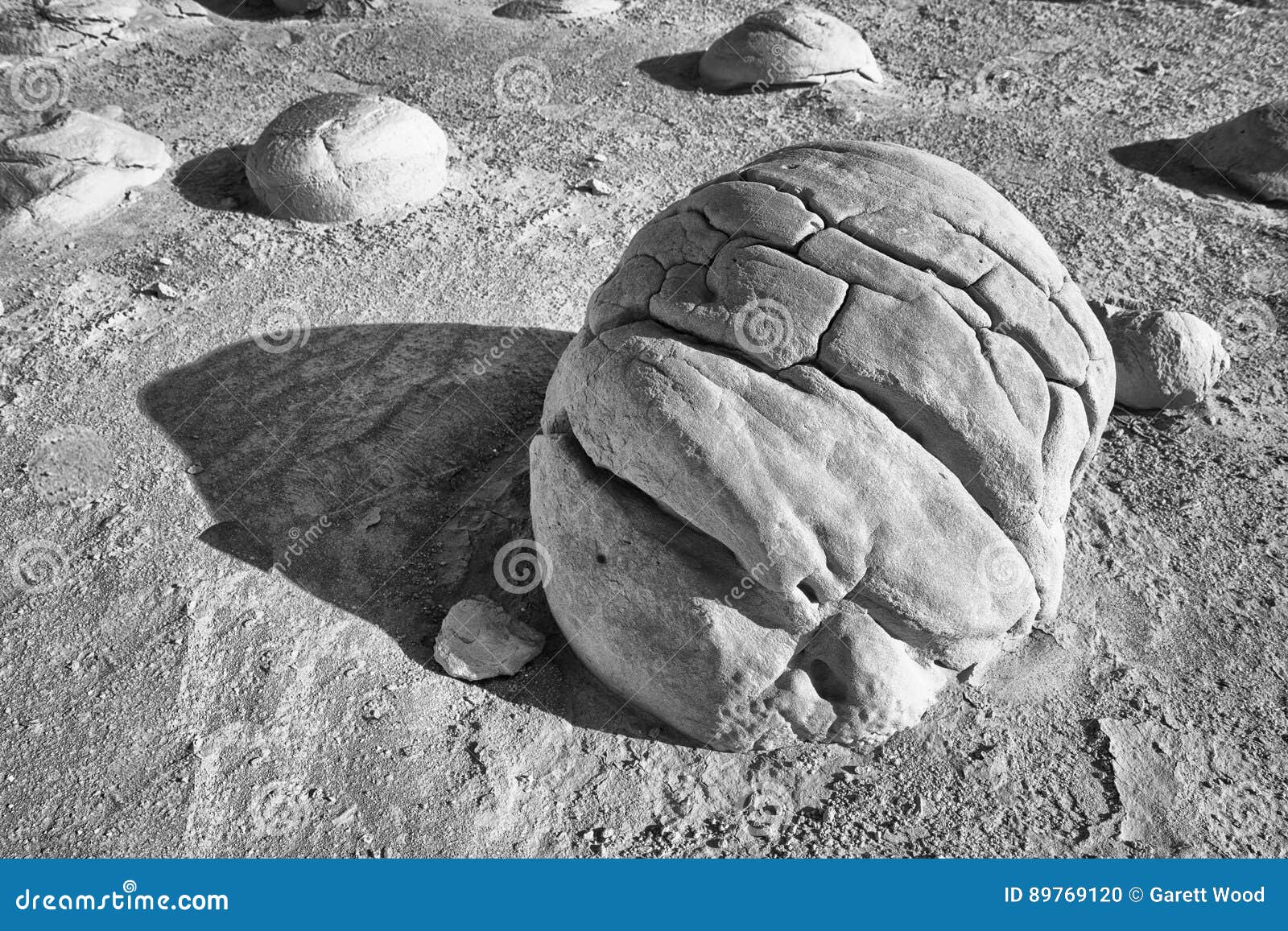 Concretion boulder stock photo. Image of dirt, landscape - 89769120