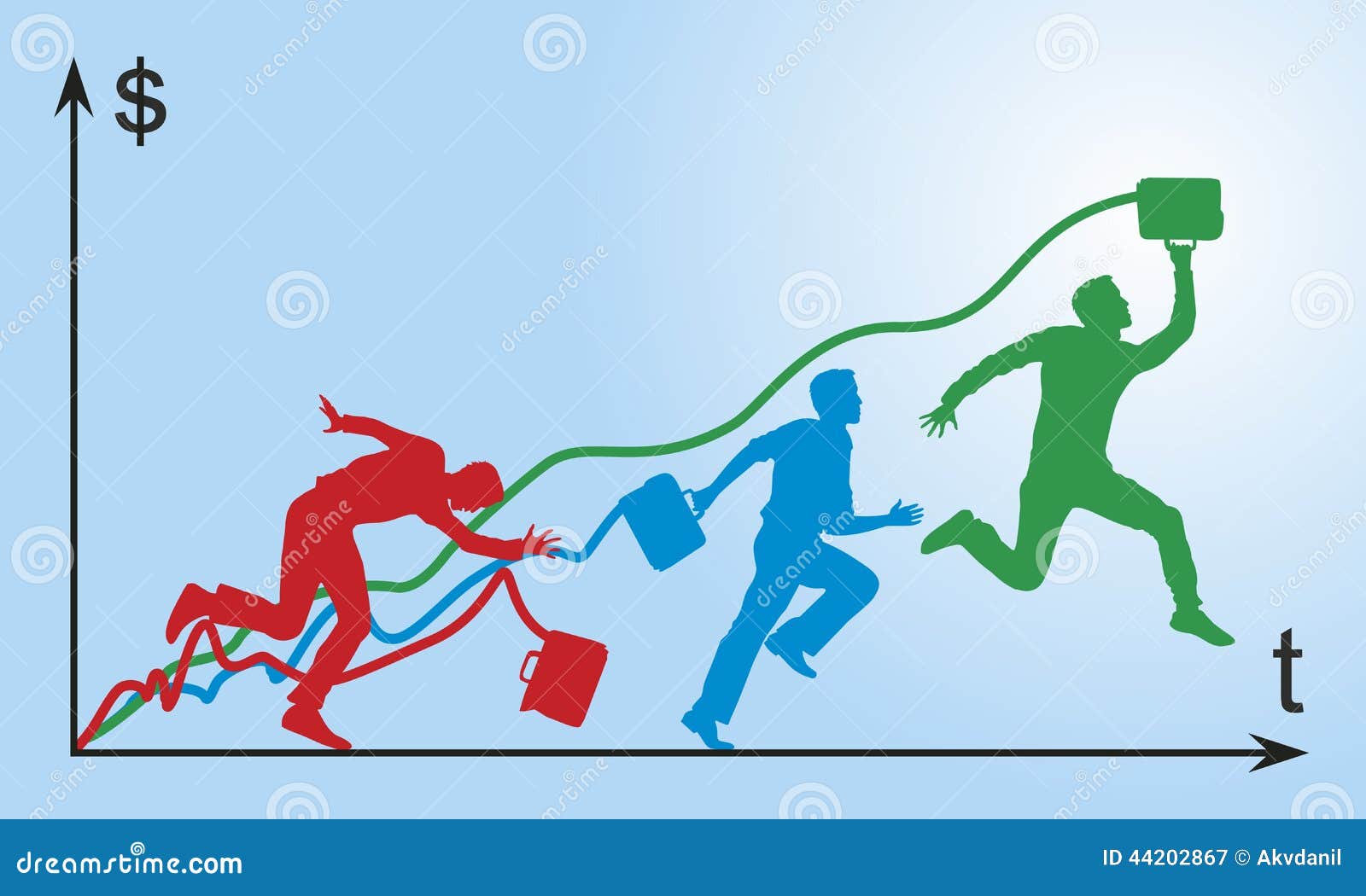 Concurrence illustration de vecteur. Illustration du format - 44202867