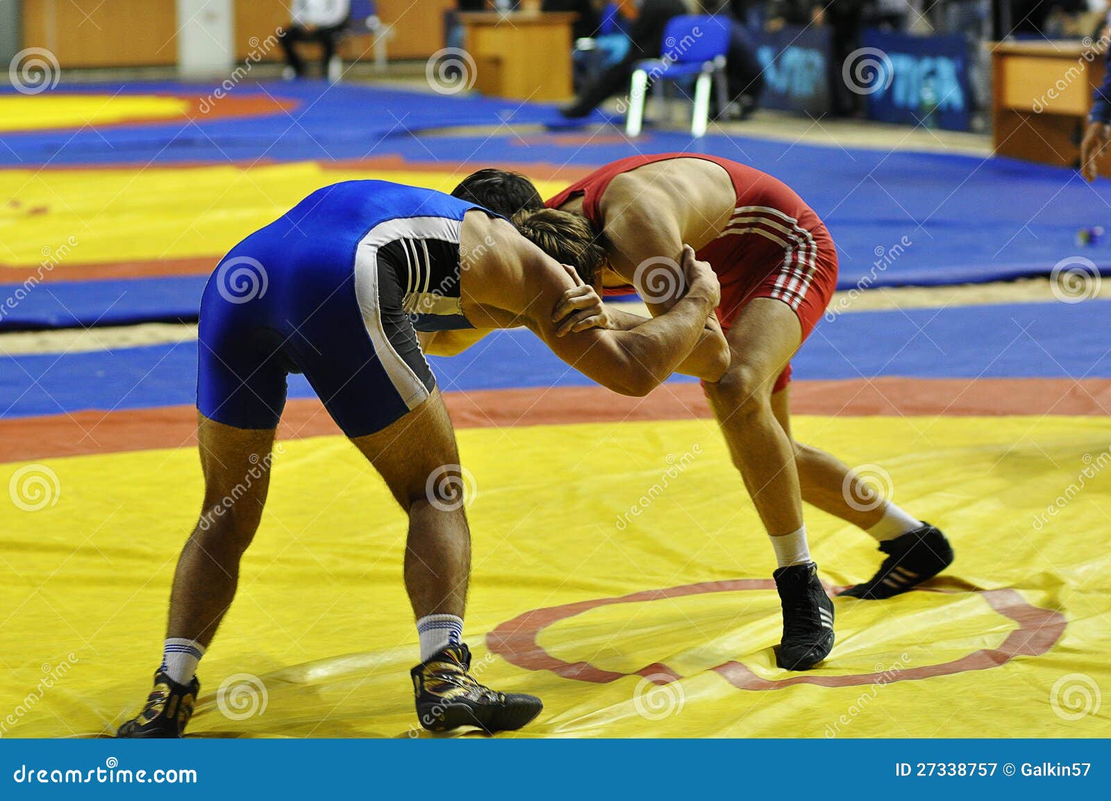 Concurrentie Bij Het Grieks-Romeinse Worstelen Redactionele Fotografie ...