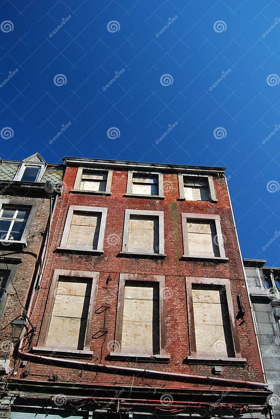 Condemn building stock image. Image of facade, flat, beautiful - 14140787