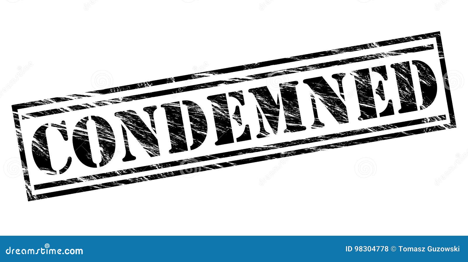 Condemned Black Stamp Royalty-Free Stock Image | CartoonDealer.com ...