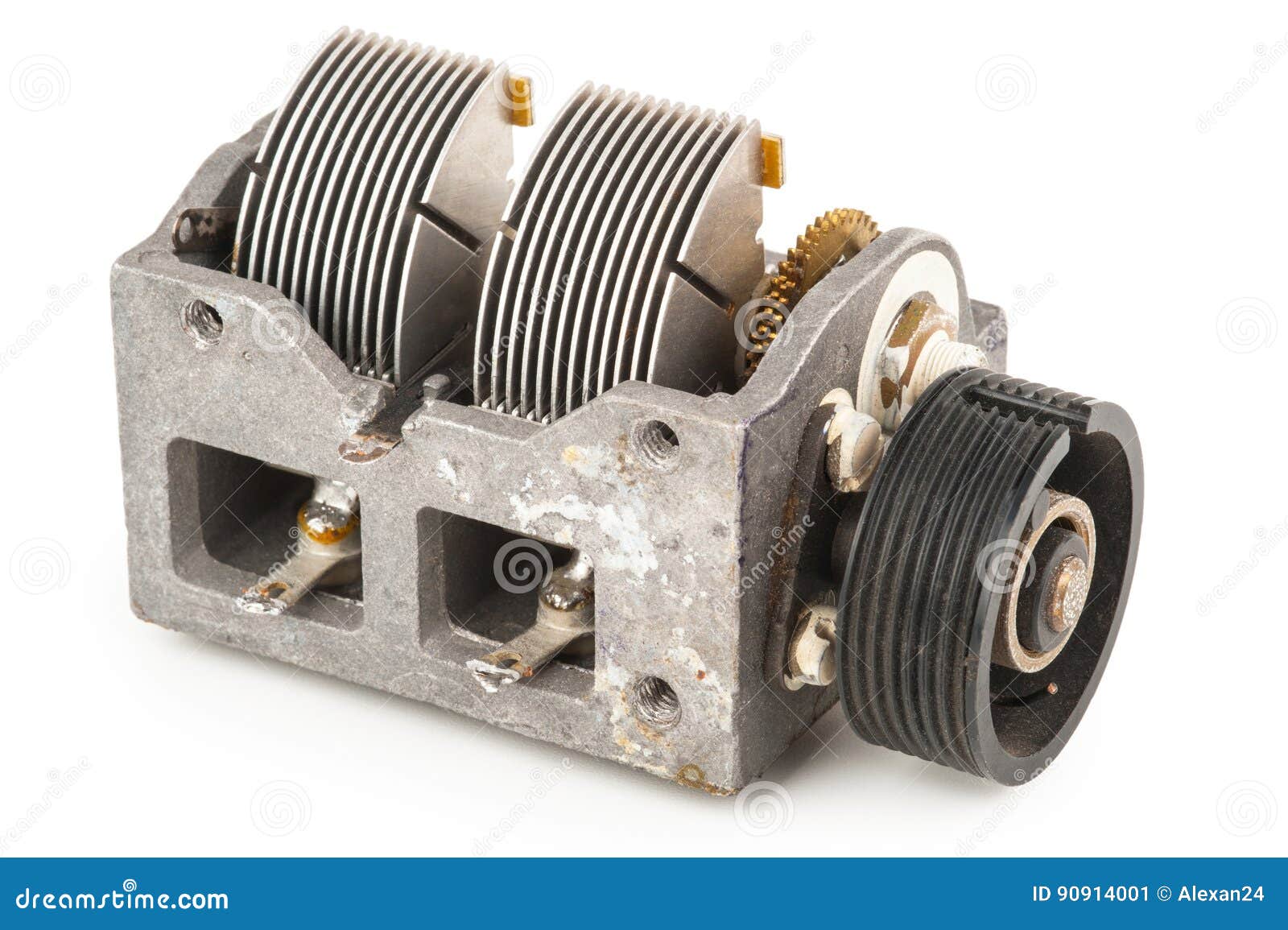 Condensador variable imagen de archivo. Imagen de metal - 90914001
