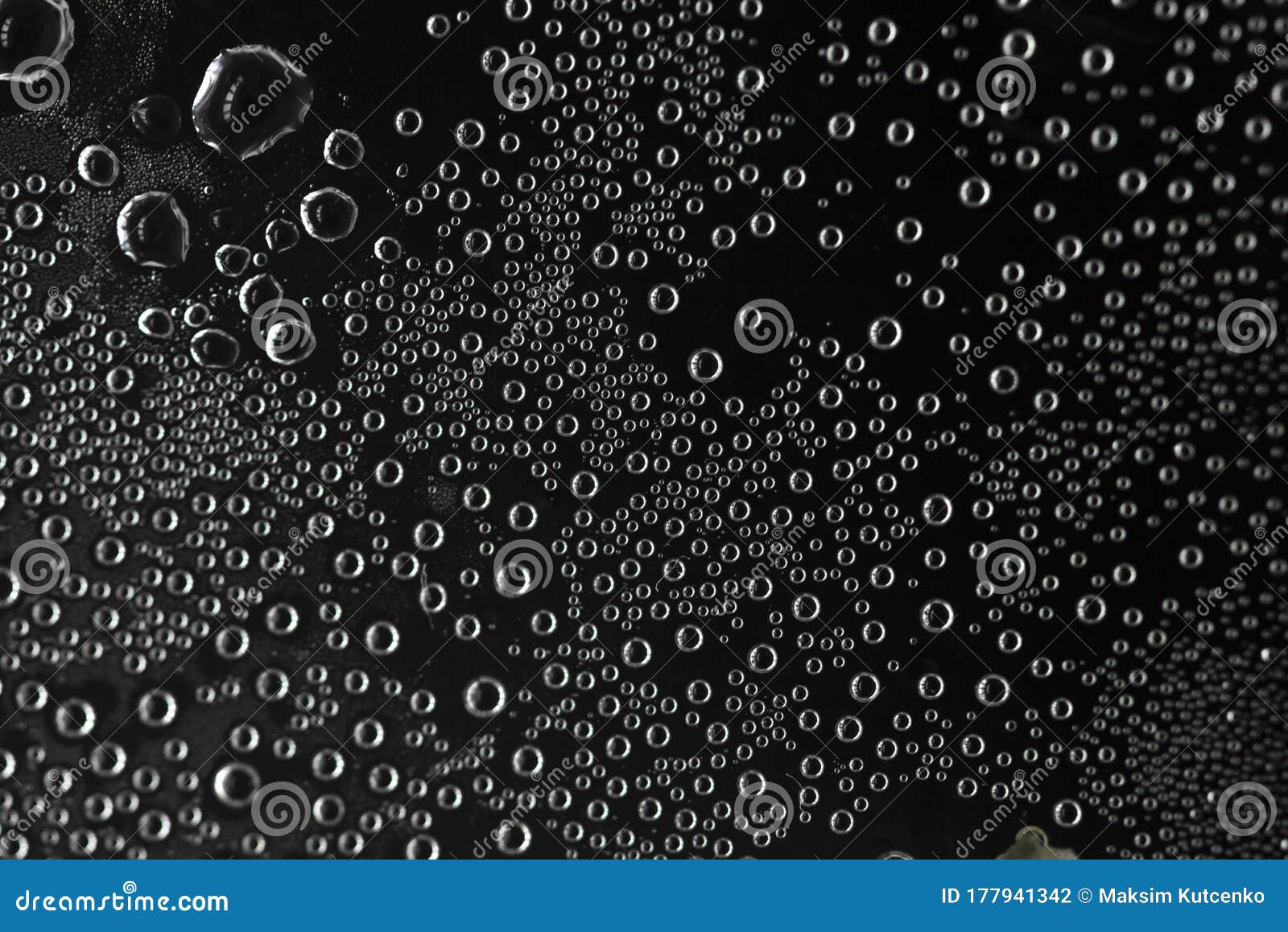 Condensate of Water Macro Photo Stock Photo - Image of clear, closeup ...