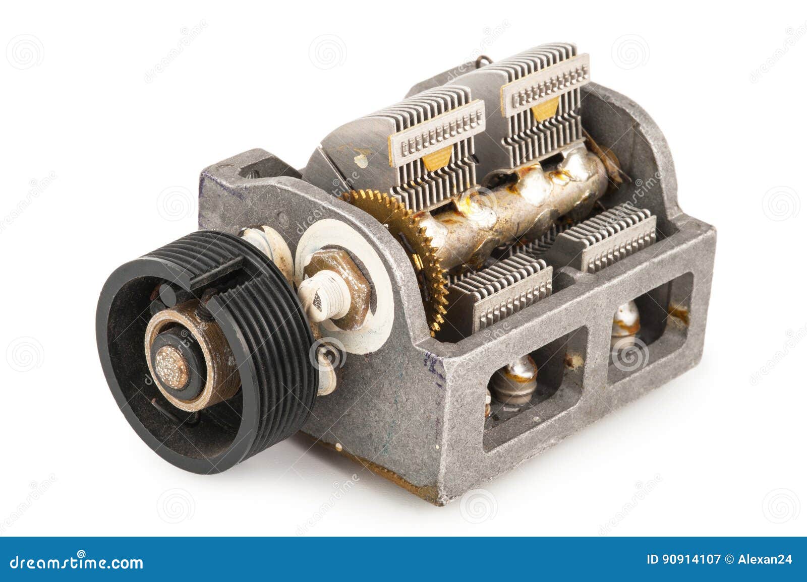 Condensateur variable image stock. Image du blanc, réparation - 90914107