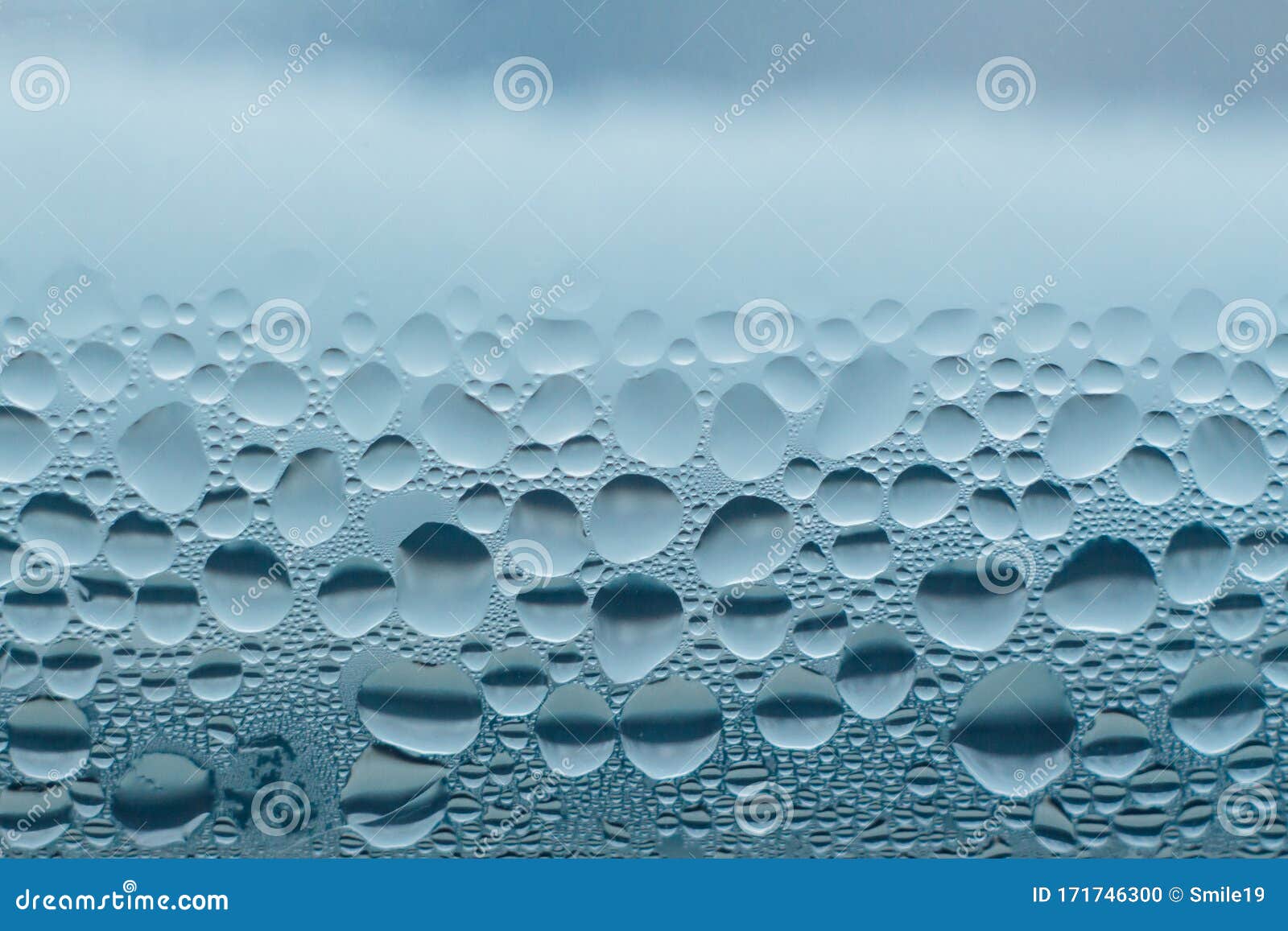 Condensation Abstract Water Drops on the Window Glass Stock Photo ...