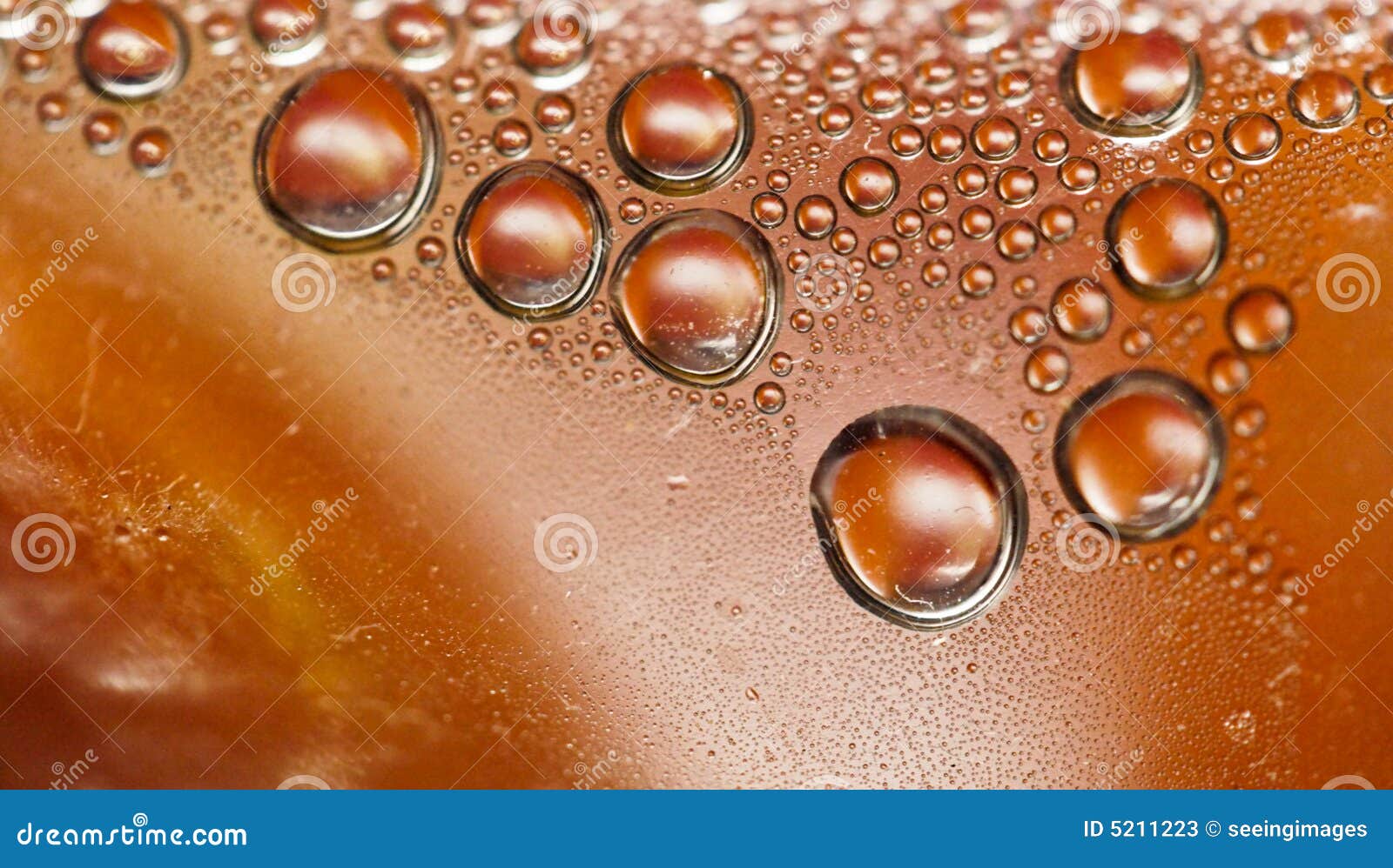 Condensation bubbles stock image. Image of orange, chemistry - 5211223