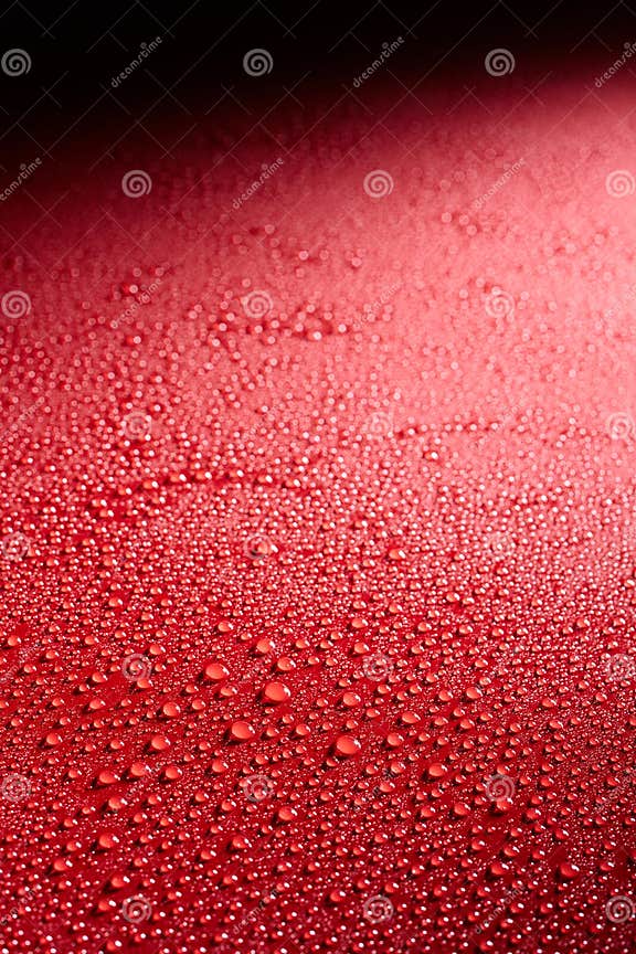 Condensation Covers Gradient Black and Red Surface Stock Image - Image ...