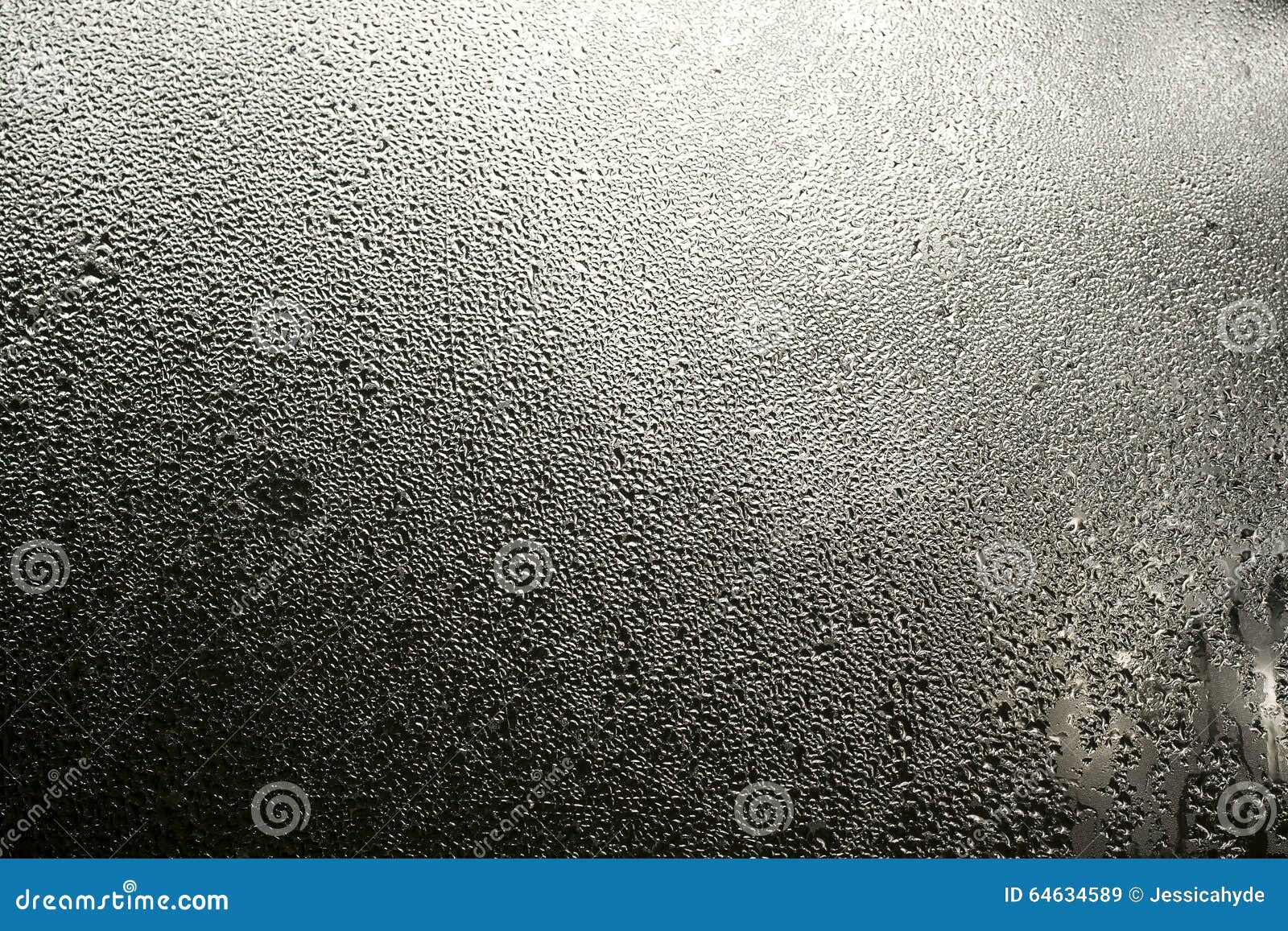 Condensation Droplets in a Window Glass Stock Image - Image of ...