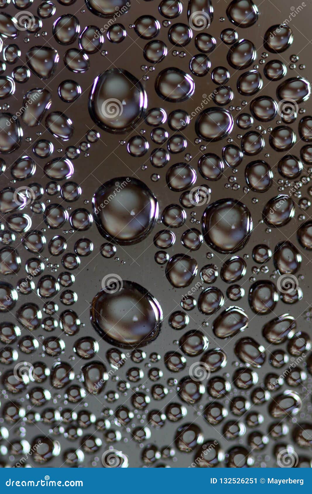 Condensation Drops Against a Dark Background Stock Image - Image of ...