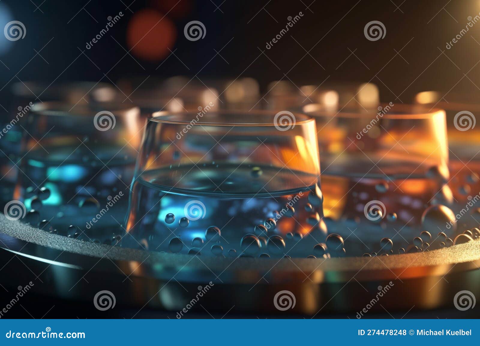 Condensation Process in Action: AI-generated Illustration Stock ...