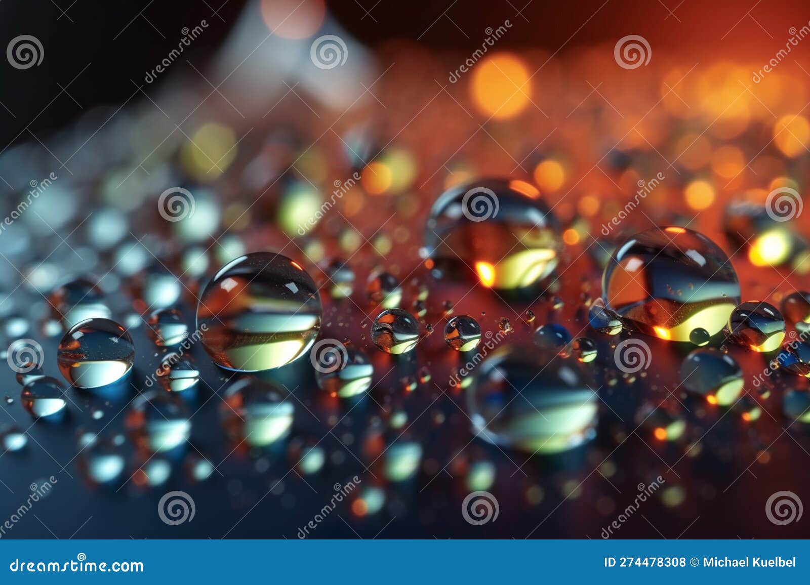 Condensation Process in Action: AI-generated Illustration Stock ...