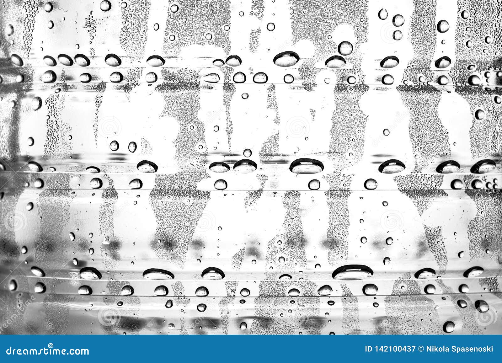 Condensation water drops stock image. Image of bottle - 142100437
