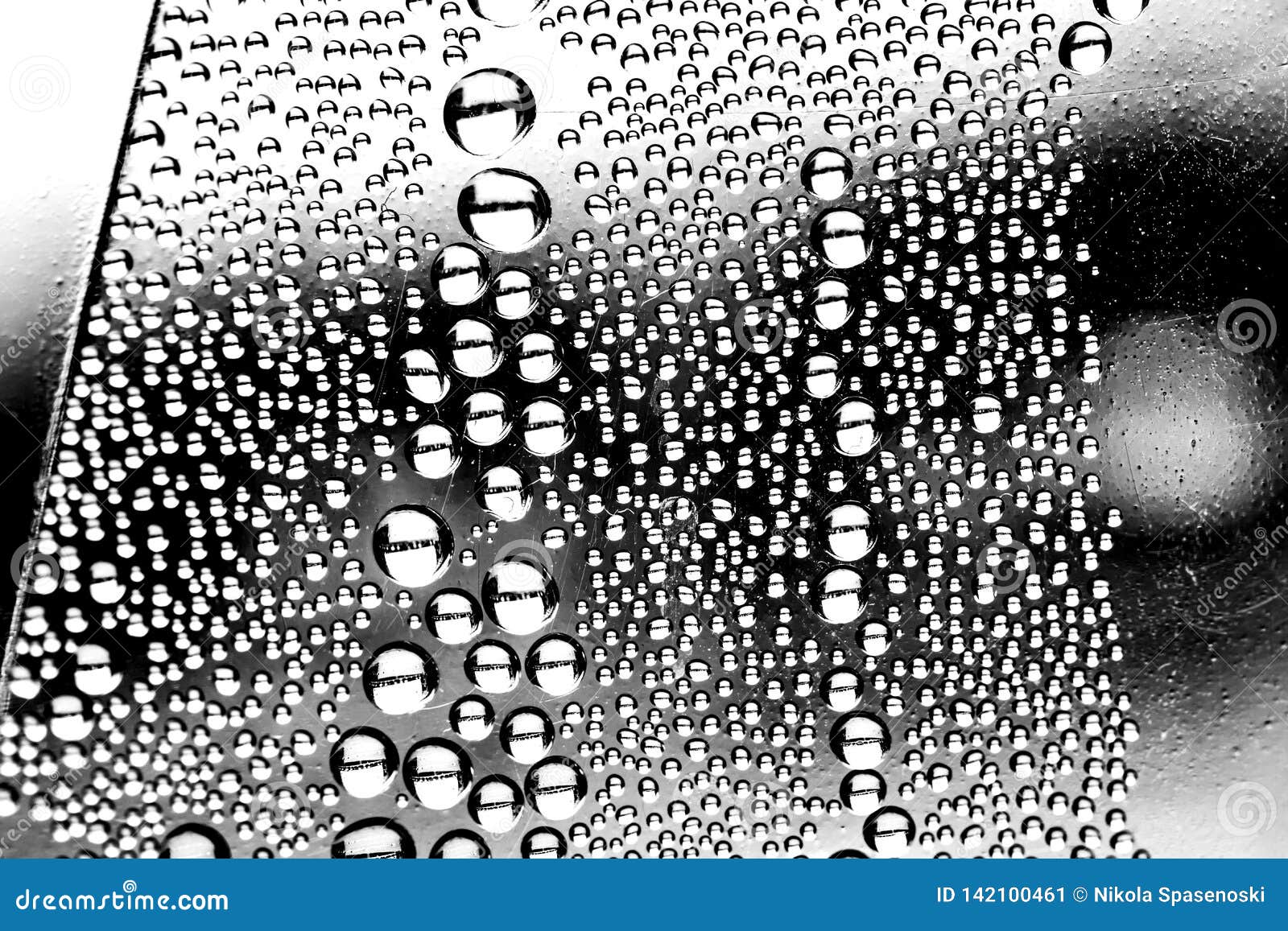 Condensation water drops stock image. Image of liquid - 142100461