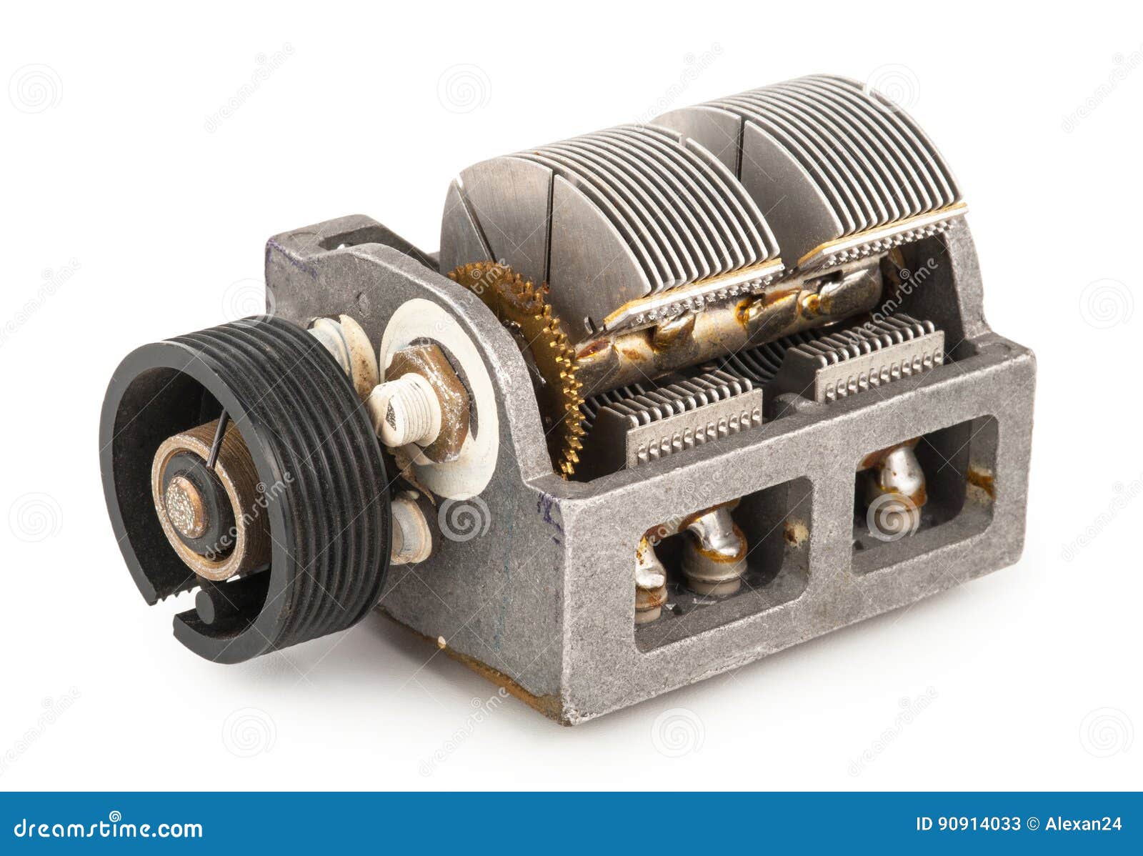 Condensatore variabile immagine stock. Immagine di condensatore - 90914033