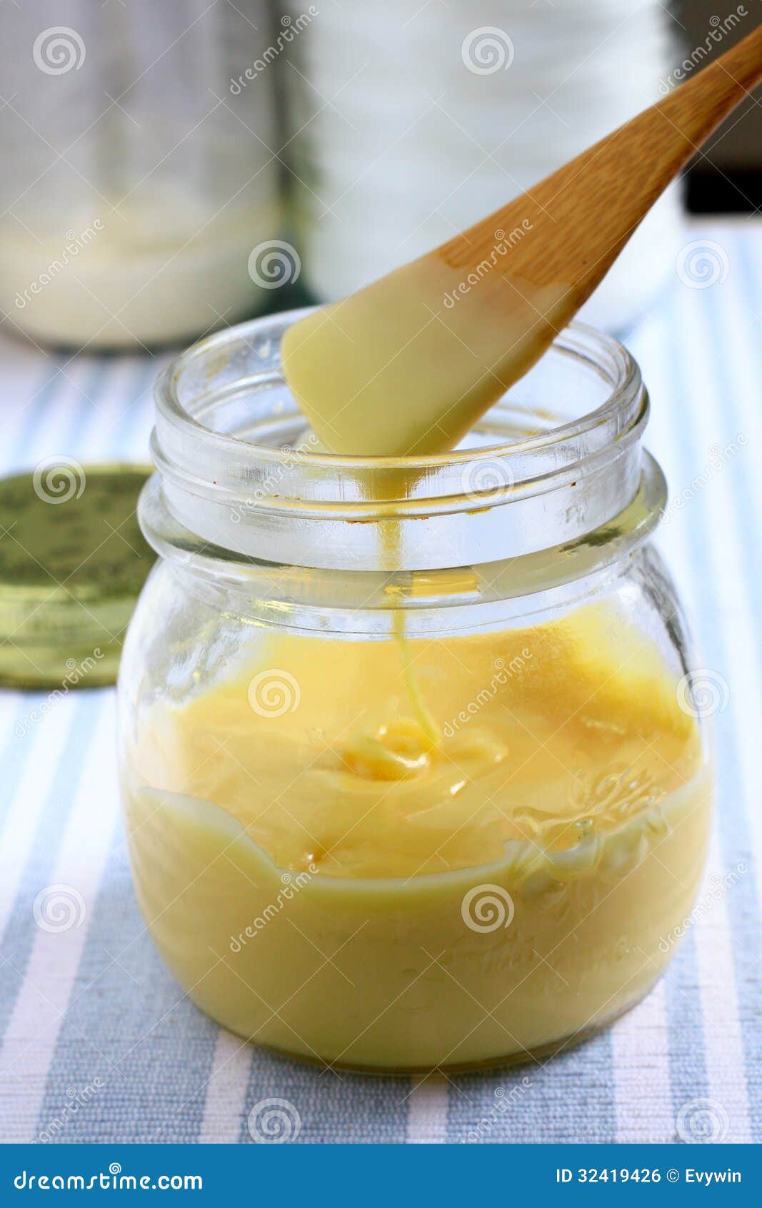 Condense milk stock photo. Image of sweet, calories, topping - 32419426