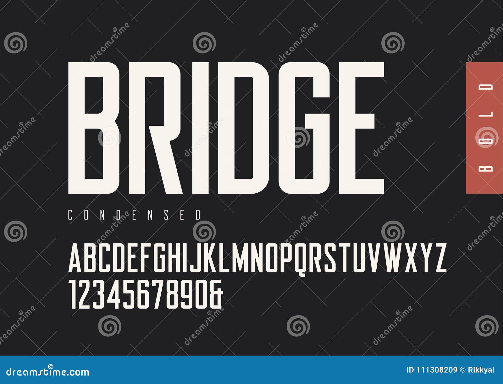 Condensed Bold Retro Sans Serif. Vector Typefaces, Uppercase Alp Stock ... Condensed Bold Retro Sans Serif. Vector Typefaces, Uppercase Alp Stock ...
