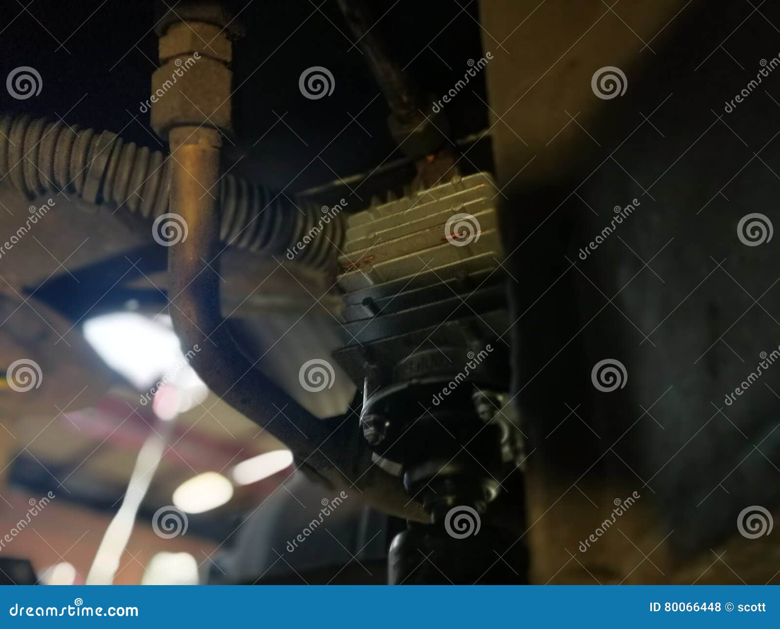 Condenser bus part stock photo. Image of system, condenser - 80066448
