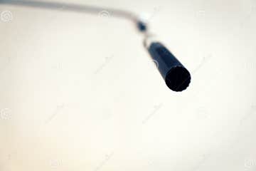 Condenser Microphone Hanging from the Ceiling Stock Image - Image of ...