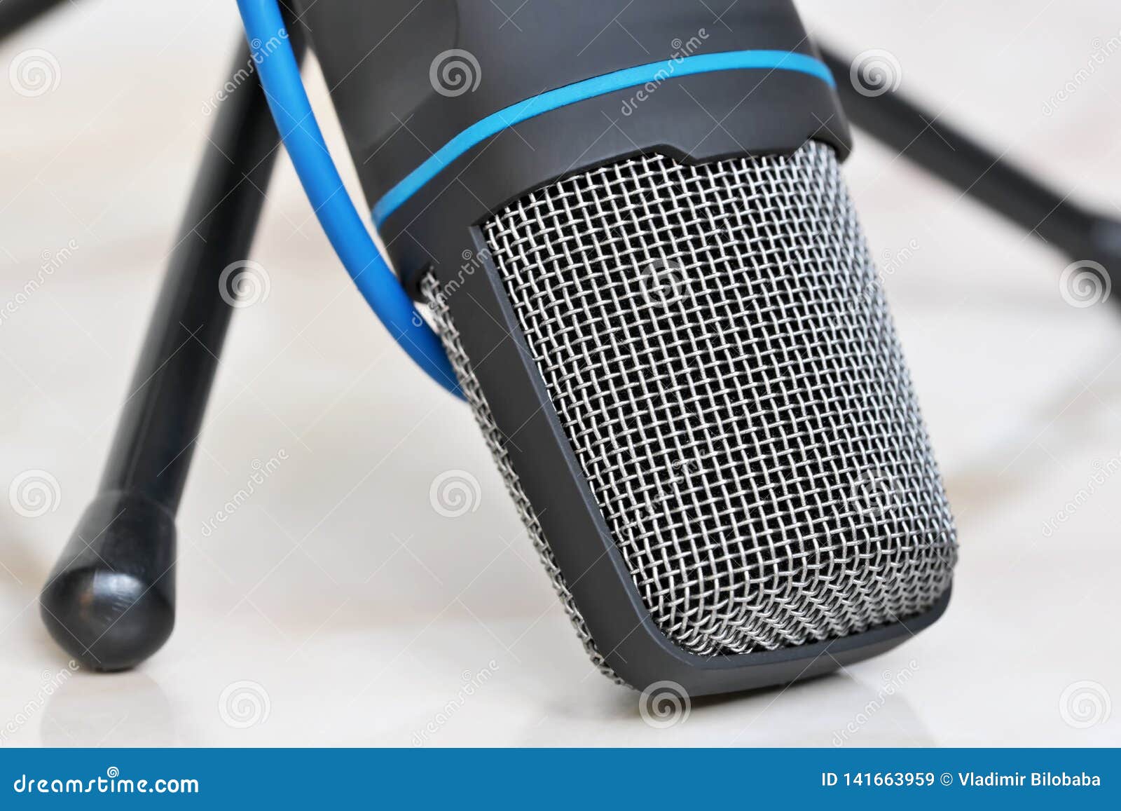 Condenser Microphone for Recording Sound Stock Image - Image of whisper ...