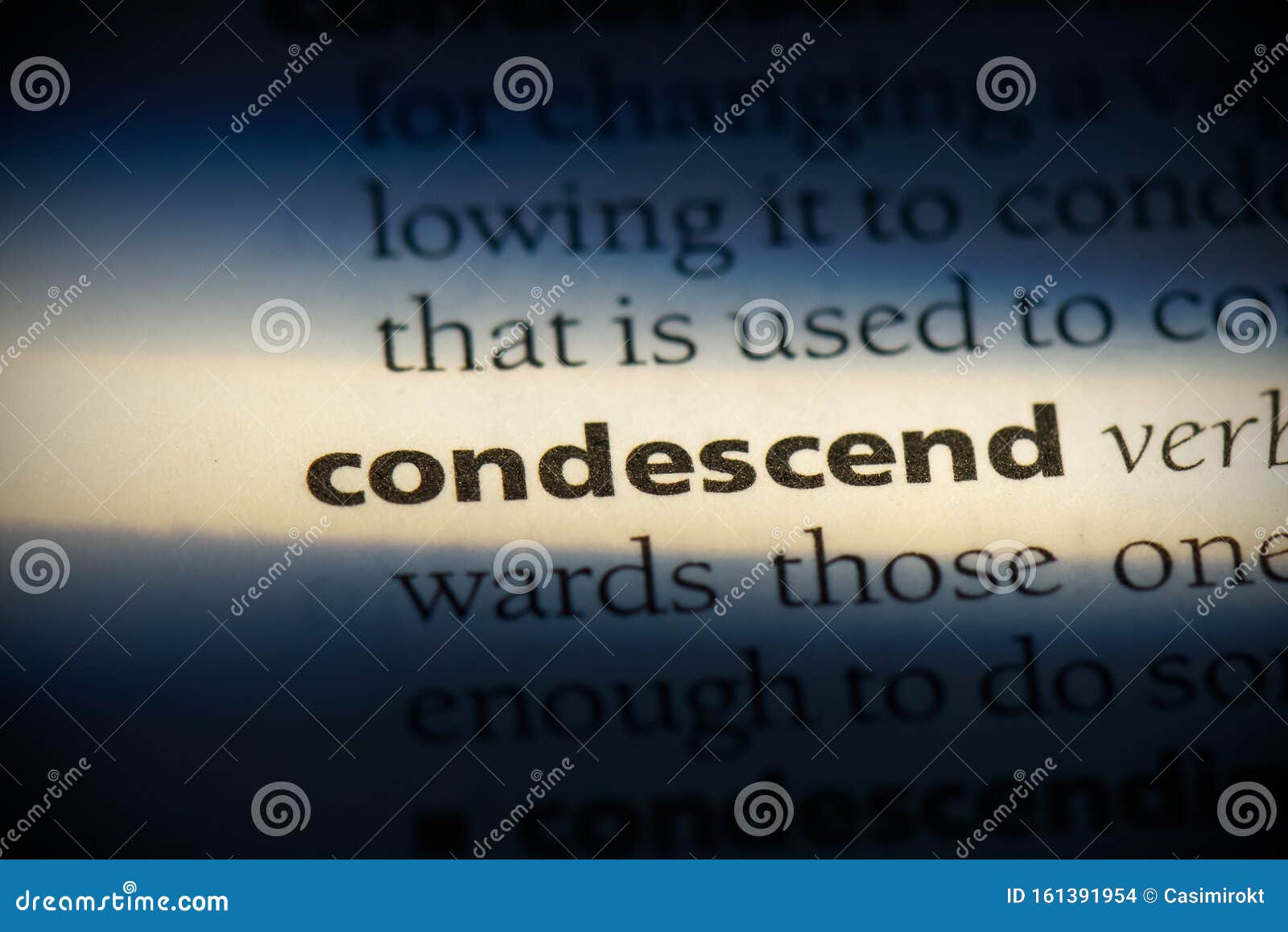 Condescend stock photo. Image of education, idea, learn - 161391954