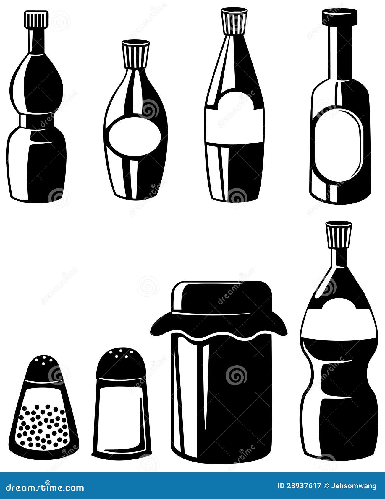 Condiment Cartoon Vector | CartoonDealer.com #28937617