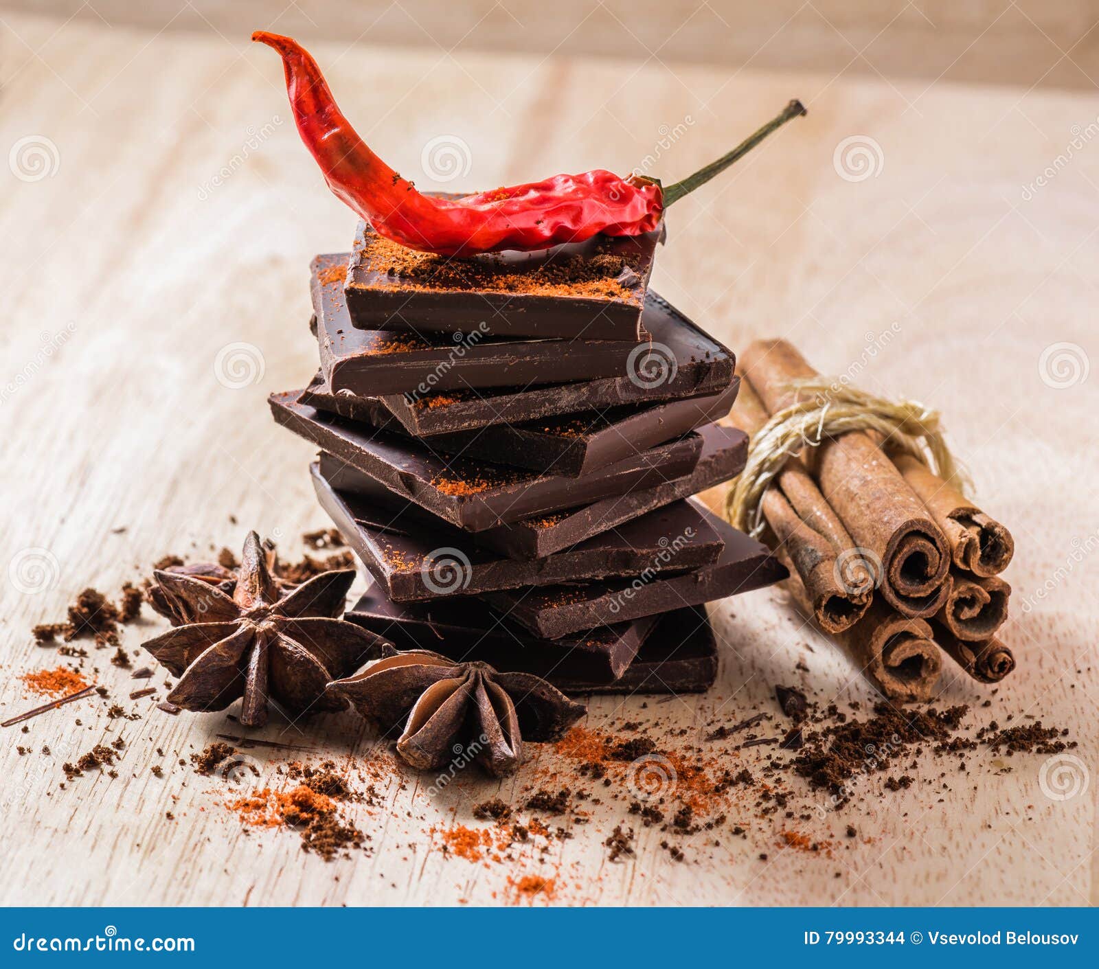 Condiment Still Life stock photo. Image of cocoa, chocolate - 79993344