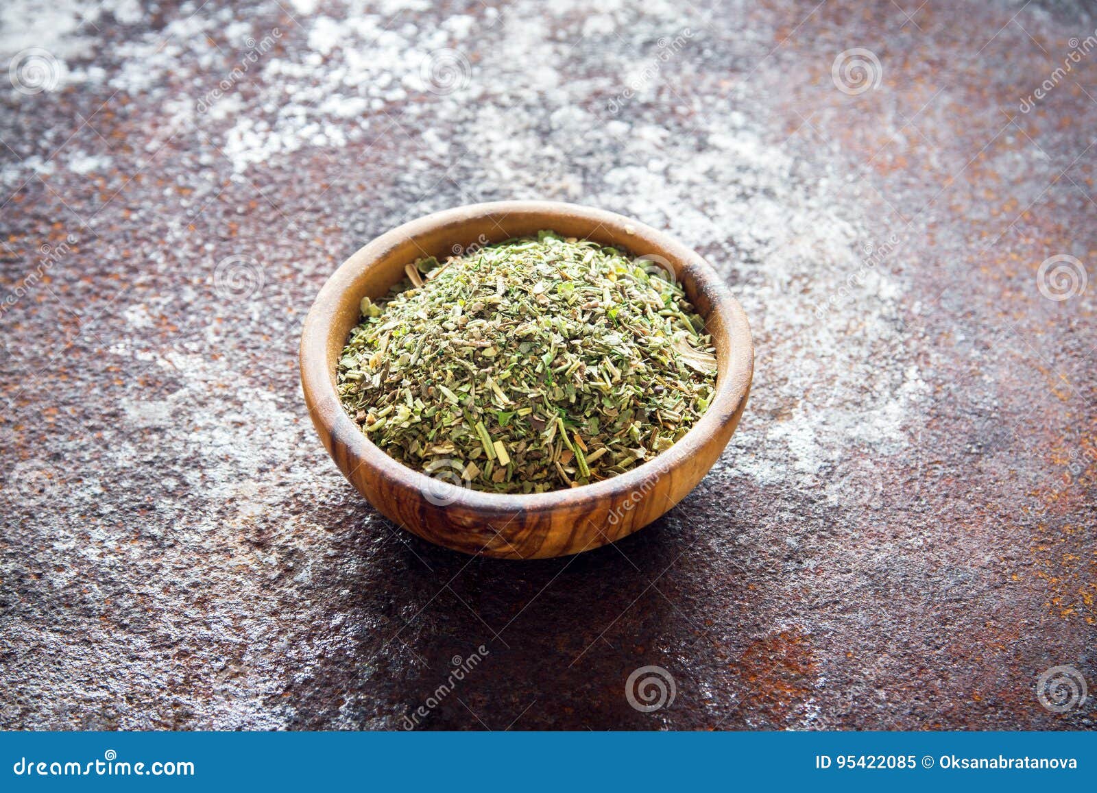 Condimento Italiano Misto Delle Erbe Immagine Stock - Immagine di ...