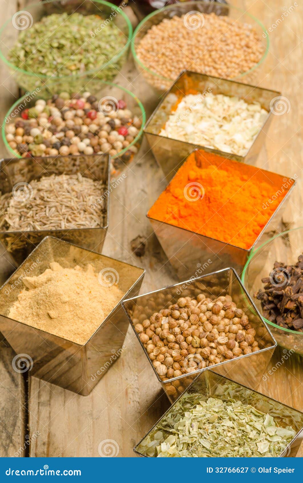 Condiments stock image. Image of pepper, assortment, bowls - 32766627