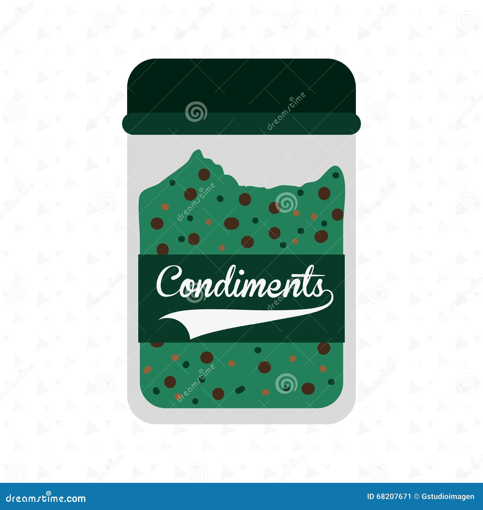 Condiments Icon Vector Isolated On White Background, Condiments Sign ...