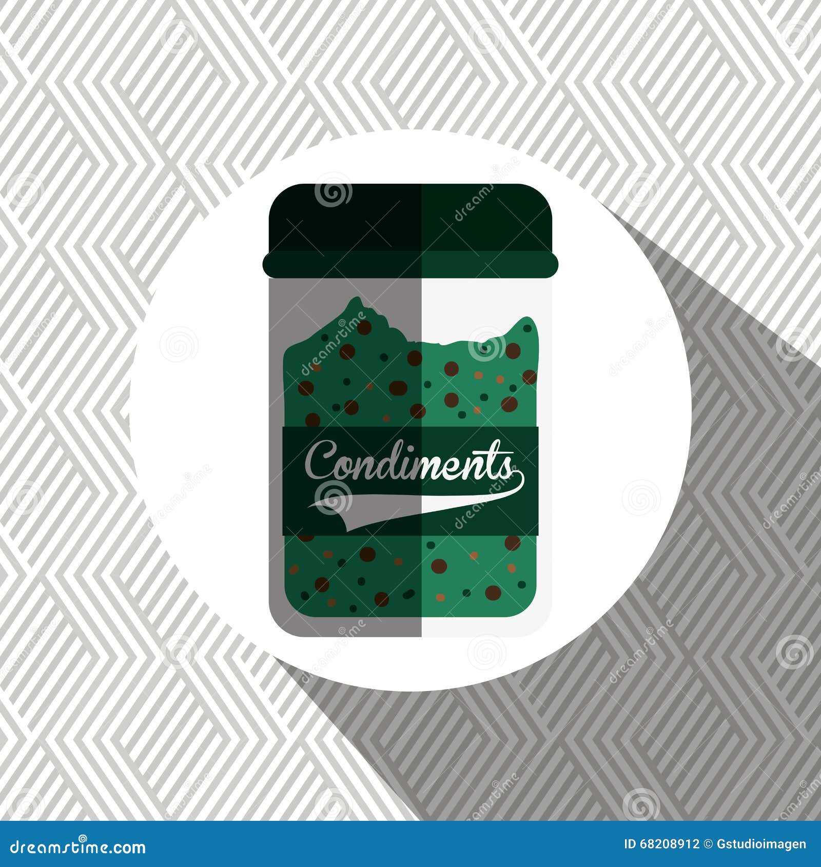 Condiments Icon Vector Isolated On White Background, Condiments Sign ...