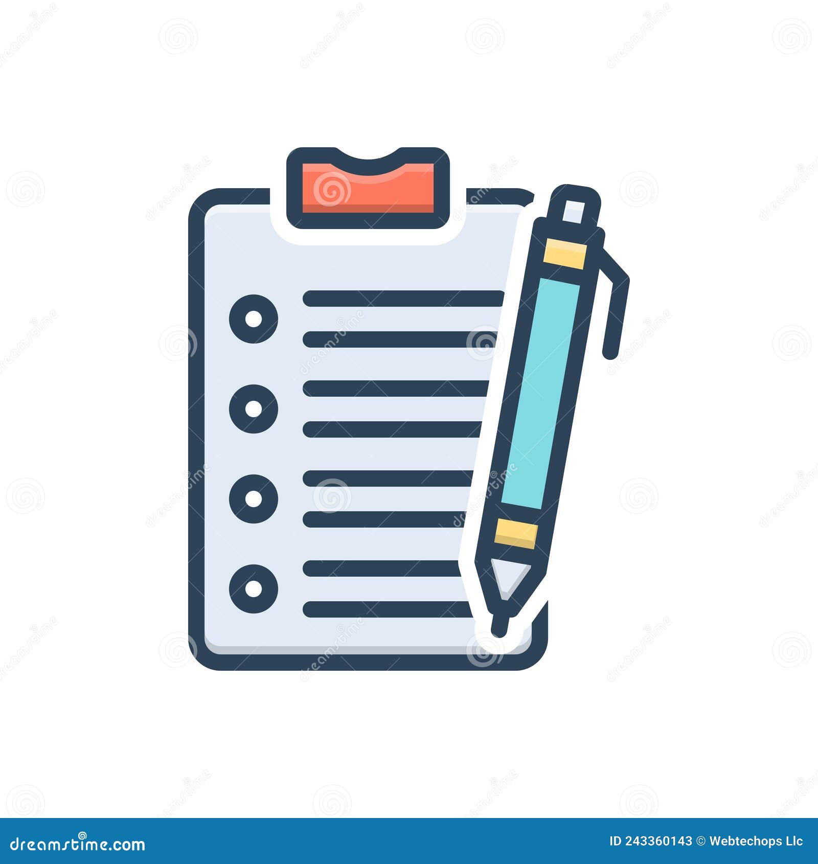 Color Illustration Icon for Condition, Prerequisite and Stipulation ...