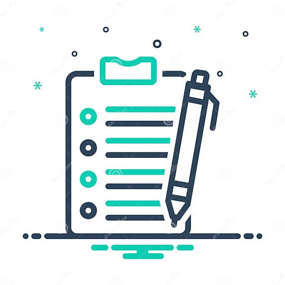 Mix Icon for Condition, Prerequisite and Stipulation Stock Illustration ...