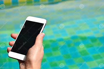 Modern Measurements of Water in the Pool. Testing Water Parameters ...