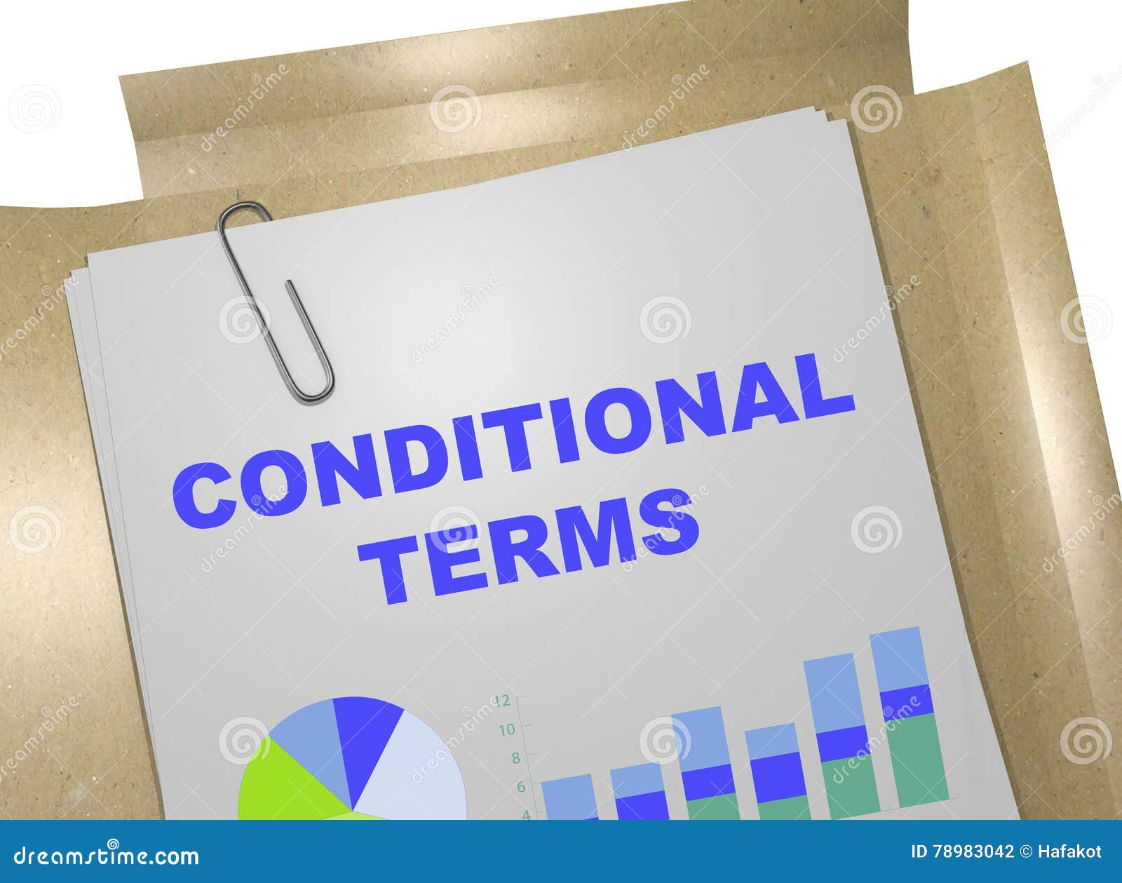 Conditional Terms concept stock illustration. Illustration of agreement ...