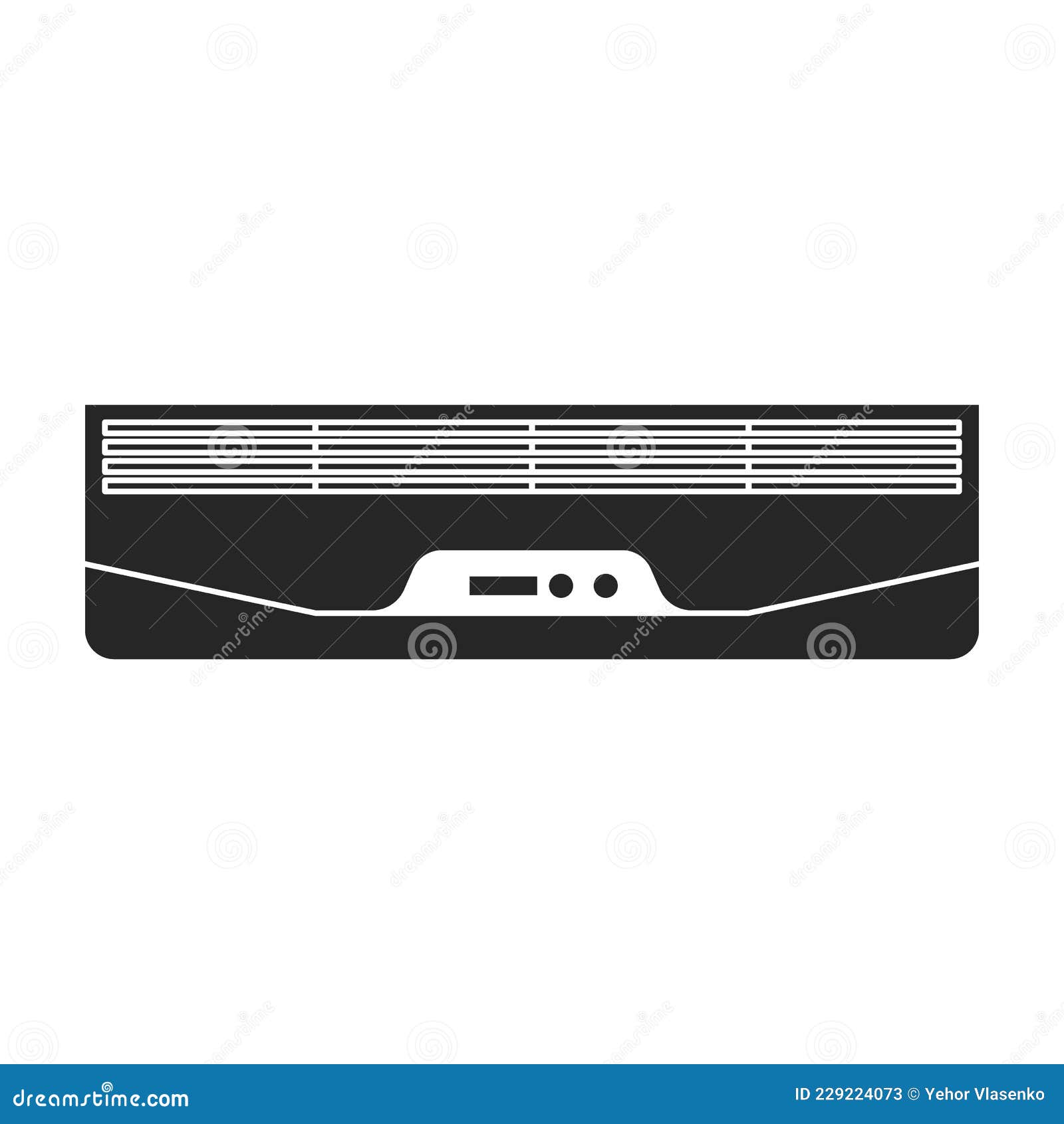 Conditioner Vector Icon.Black Vector Icon Isolated on White Background ...