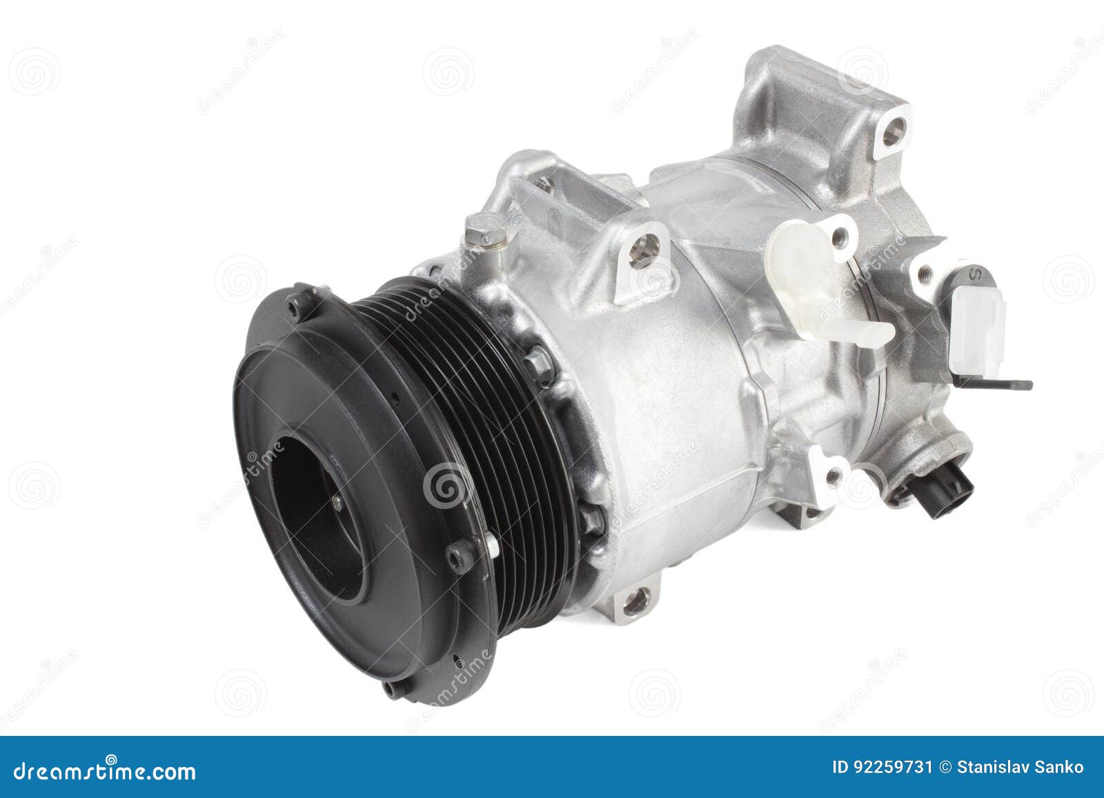 Conditioning compressor stock image. Image of clean, alternator - 92259731