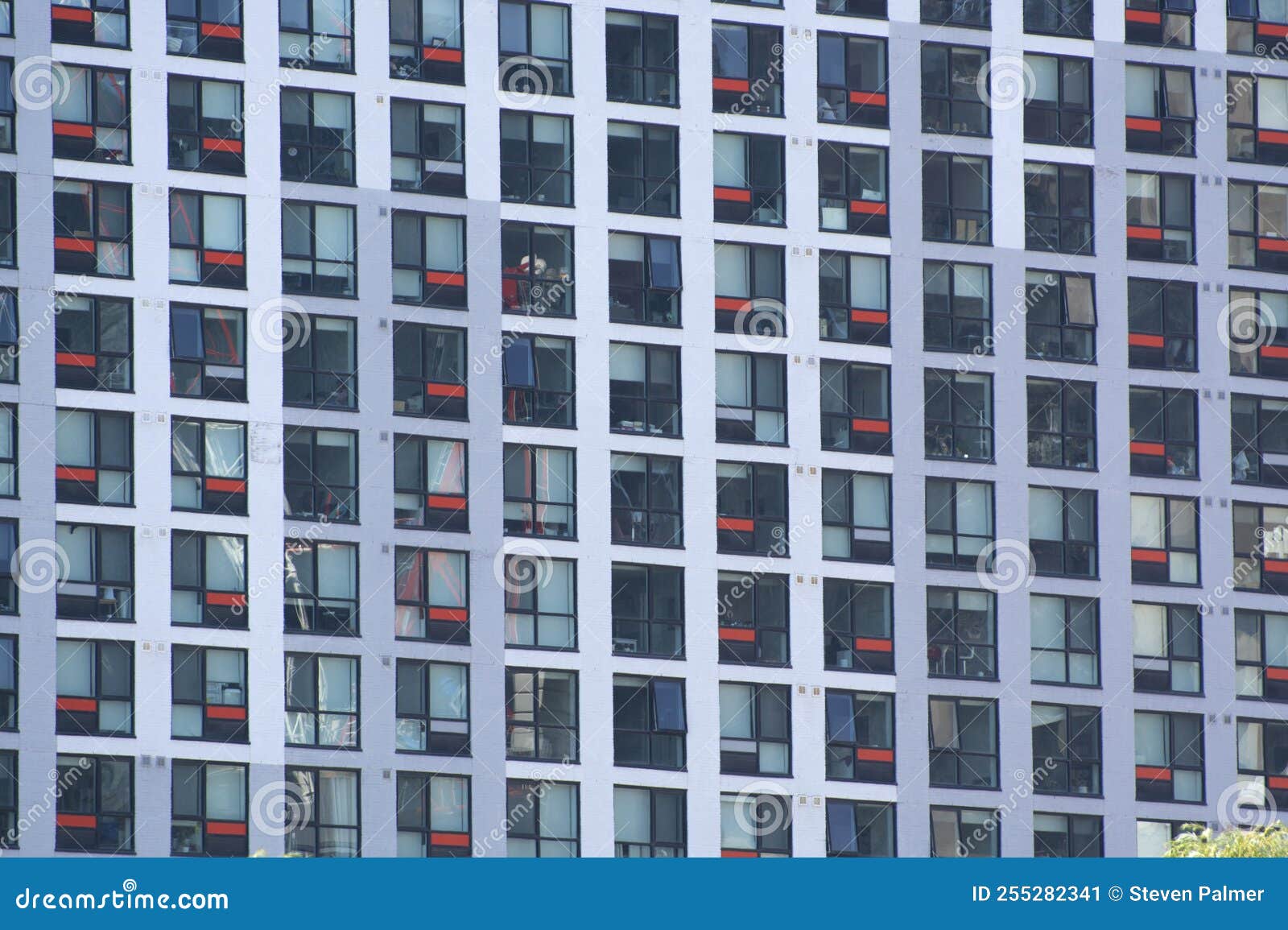 Honeycomb Condo Complex stock image. Image of complex - 255282341