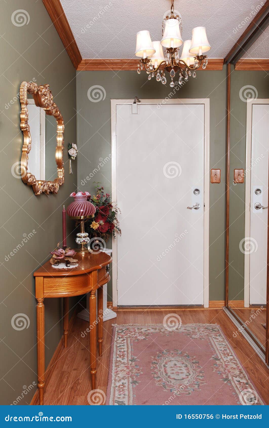 Condo entrance. stock photo. Image of clean, baseboard - 16550756