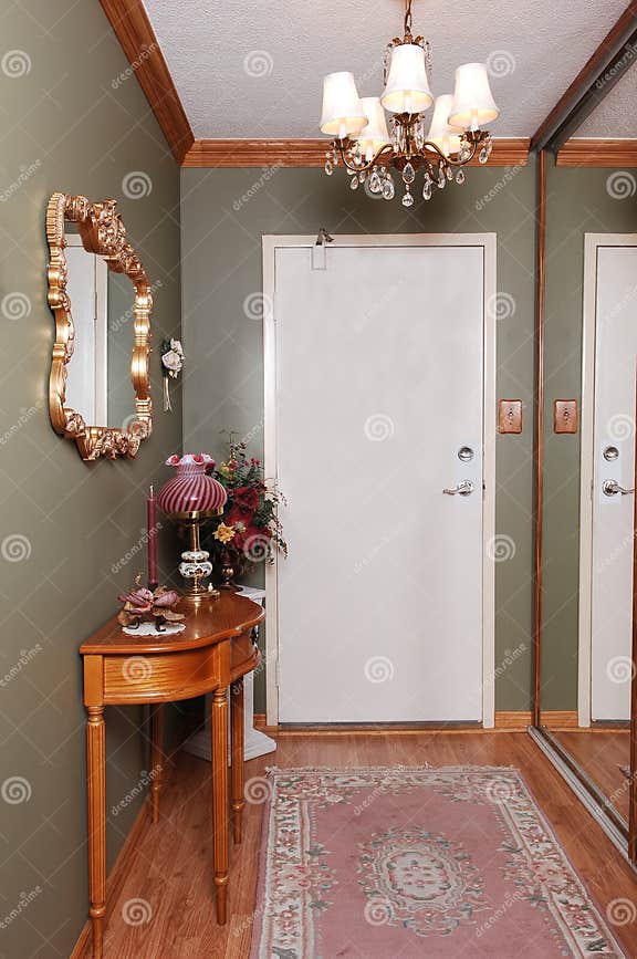 Condo entrance. stock photo. Image of clean, baseboard - 16550756