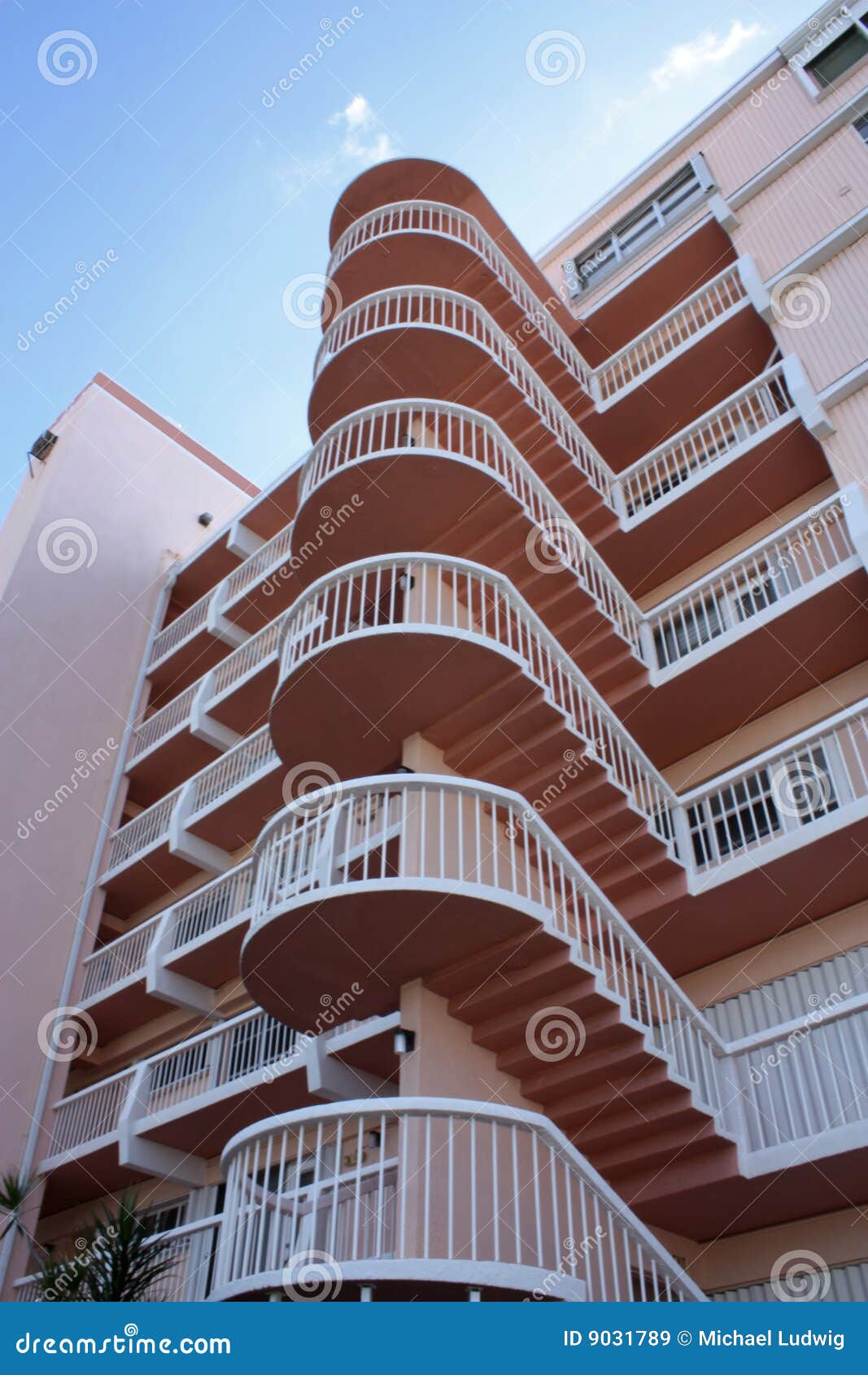 Condo Staircase stock image. Image of corridor, concrete - 9031789