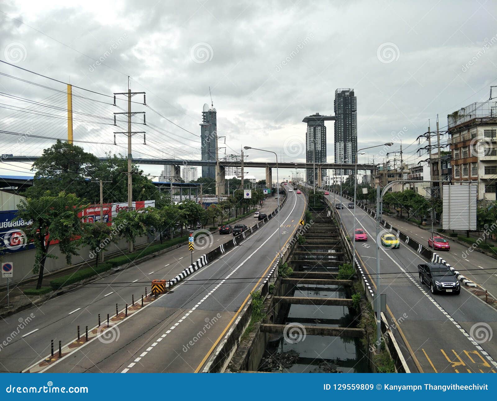 Daytime at Rama III Road Bangkok, Thailand Editorial Stock Image ...