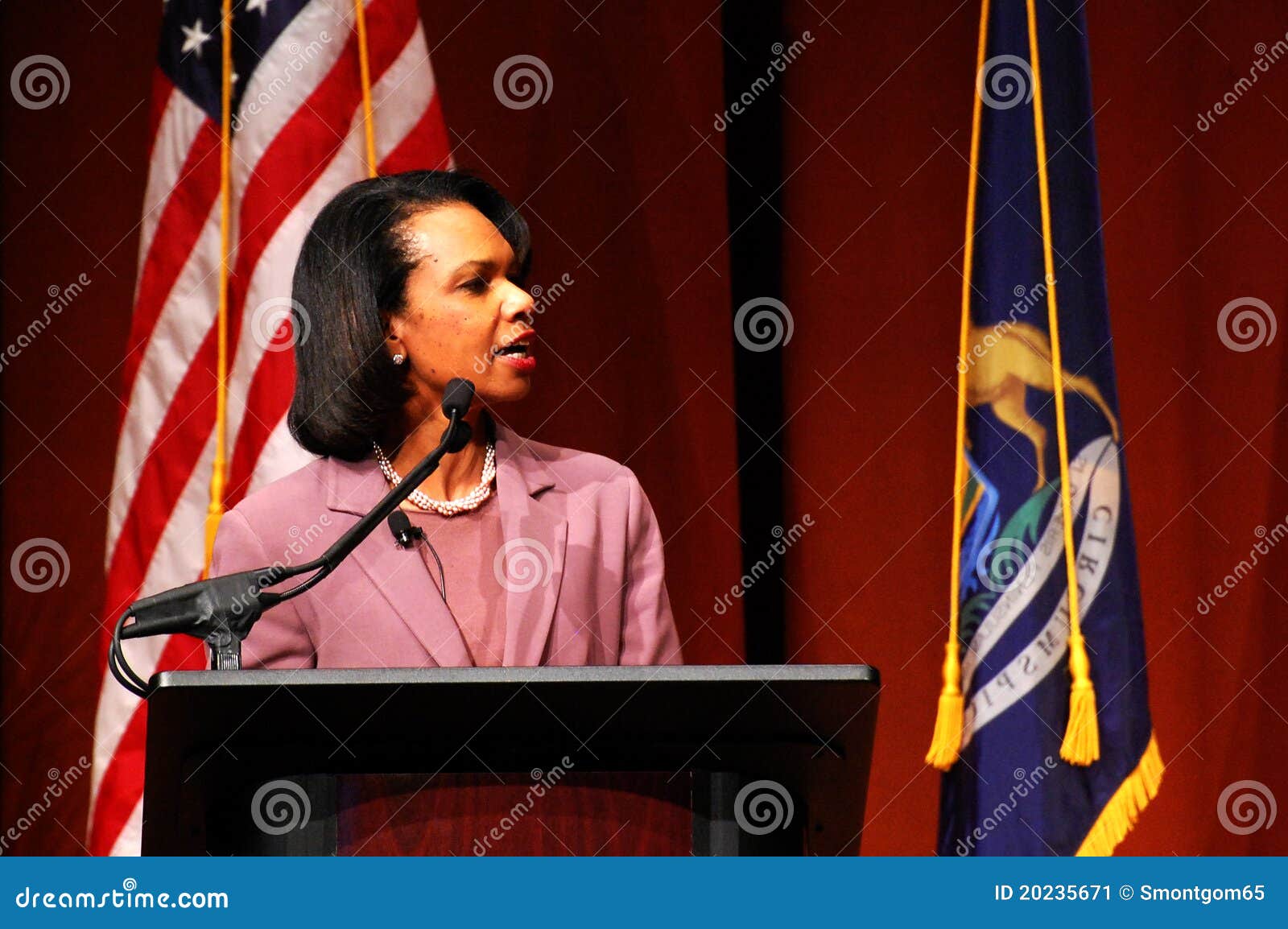 Condoleezza Rice at Michigan Editorial Photo - Image of secretary ...