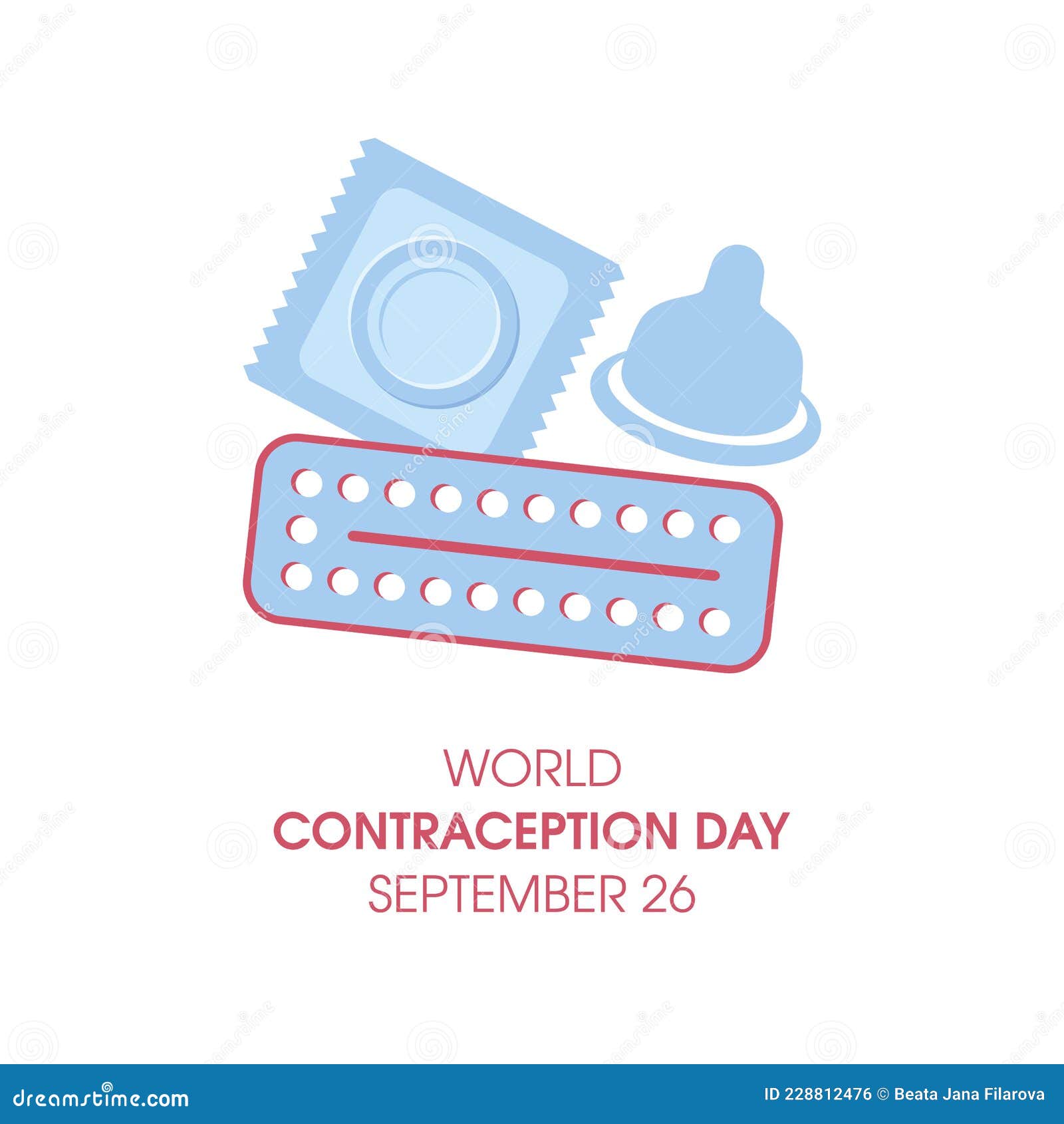 World Contraception Day Vector Stock Vector Illustration Of Element