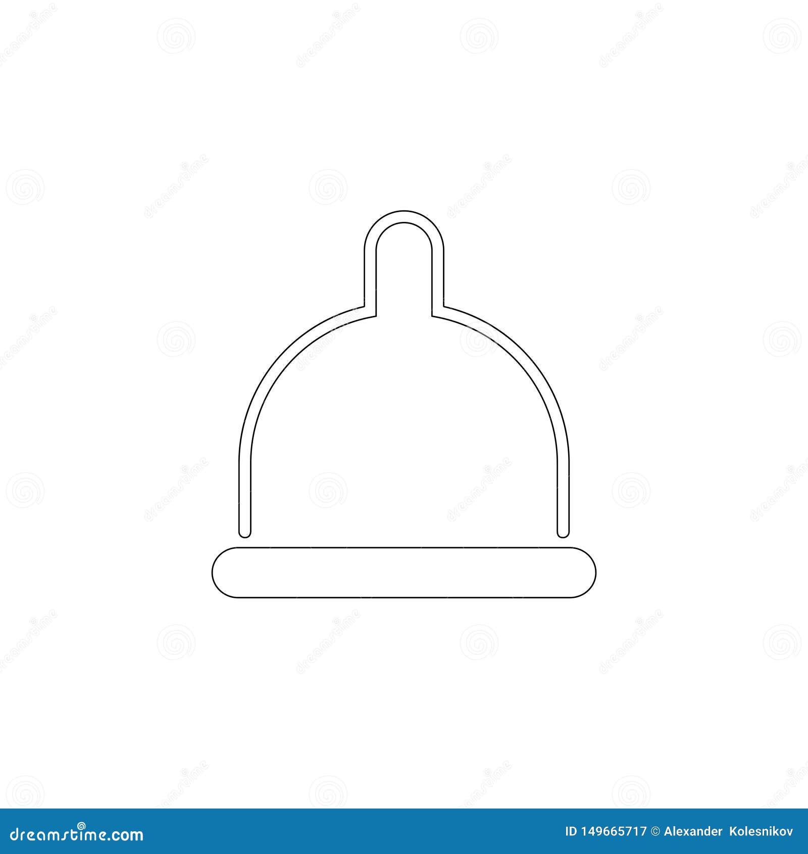 Condom. flat vector icon stock vector. Illustration of icon - 149665717