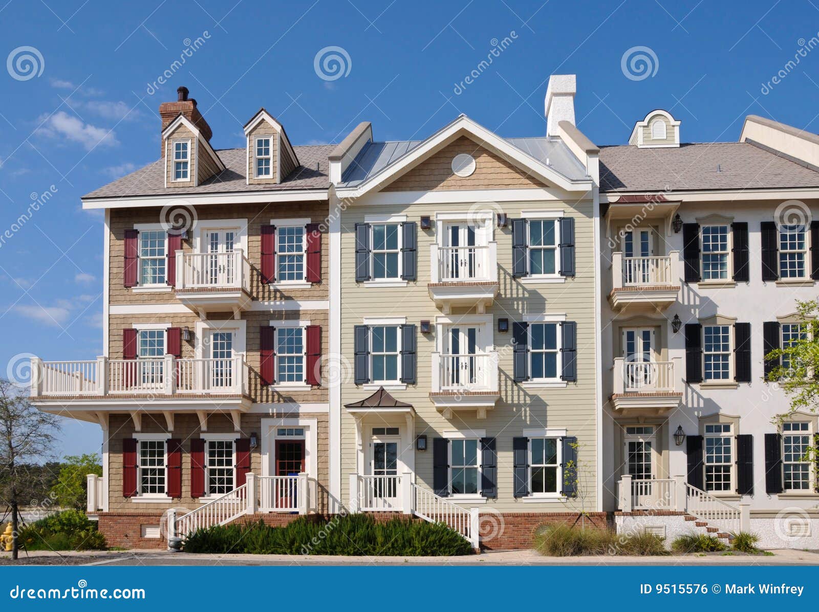Condominium stock photo. Image of story, design, property - 9515576