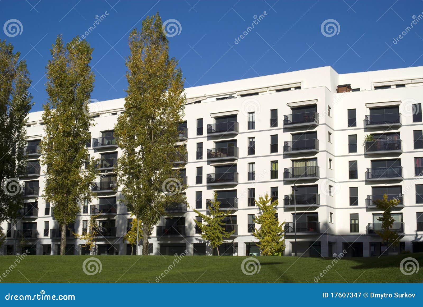 Condominium building stock image. Image of majestic, outdoors - 17607347