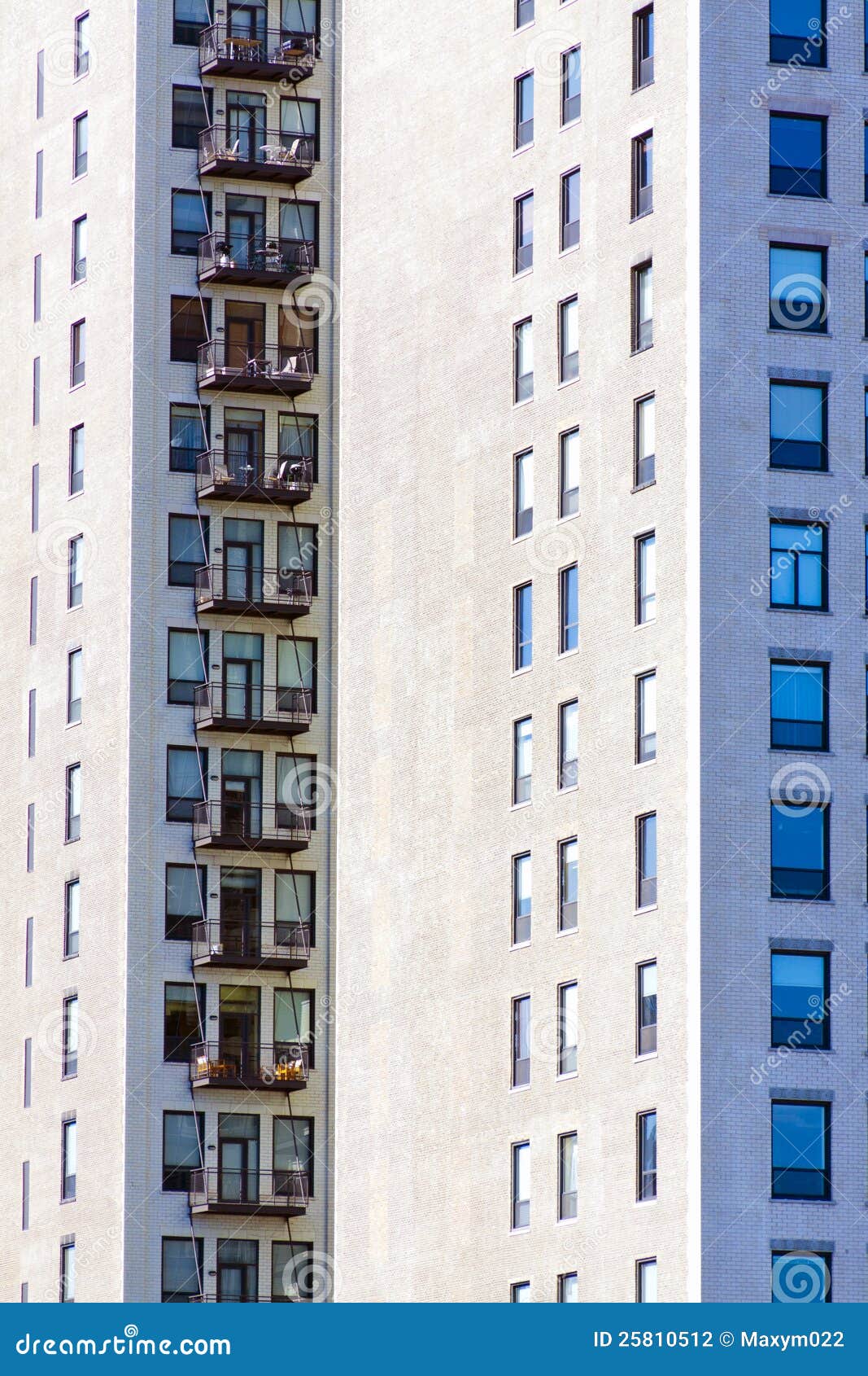 Condominium Building stock photo. Image of architecture - 25810512